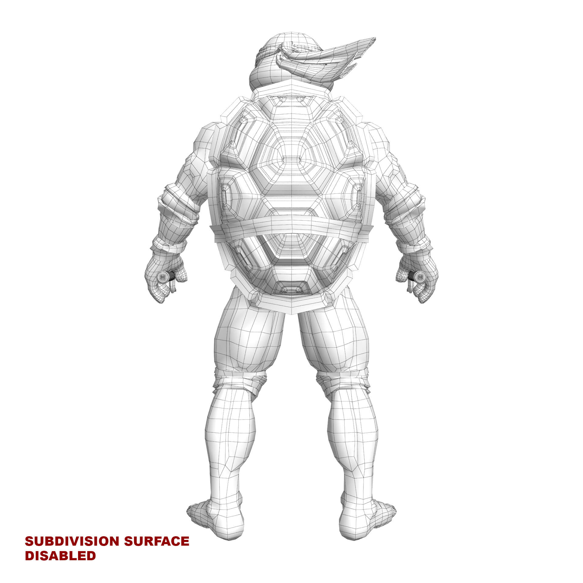 TMNT Ninja Turtles Raphael - 3D Model by RenderBlade