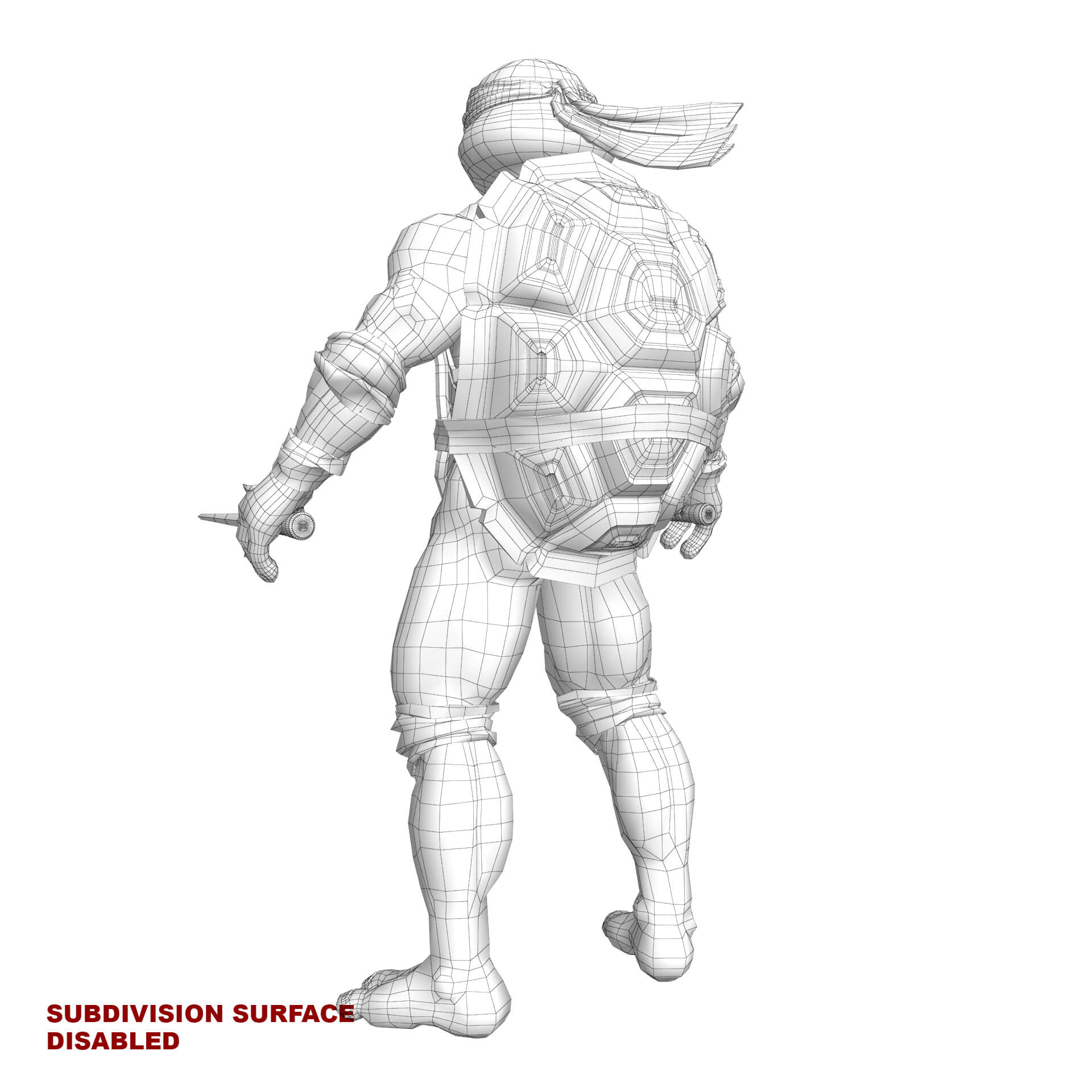 TMNT Ninja Turtles Raphael - 3D Model by RenderBlade