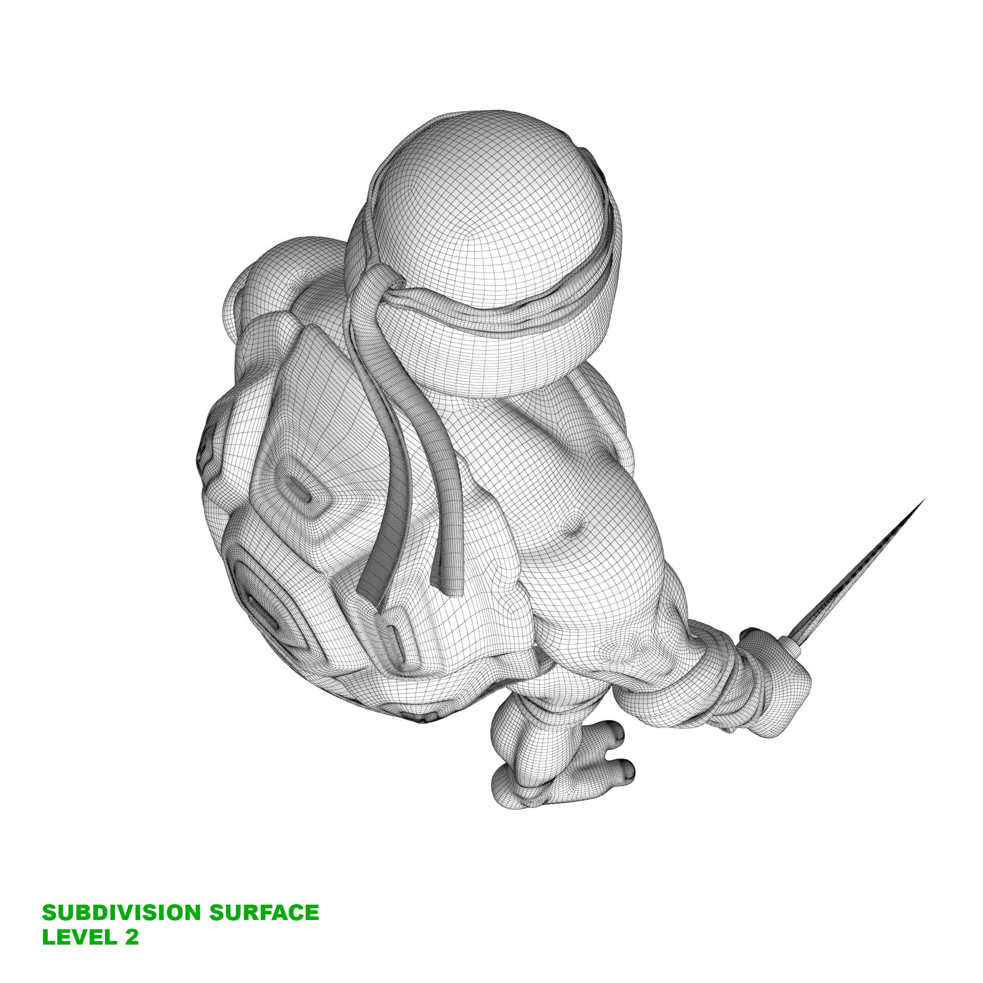 TMNT Ninja Turtles Raphael - 3D Model by RenderBlade