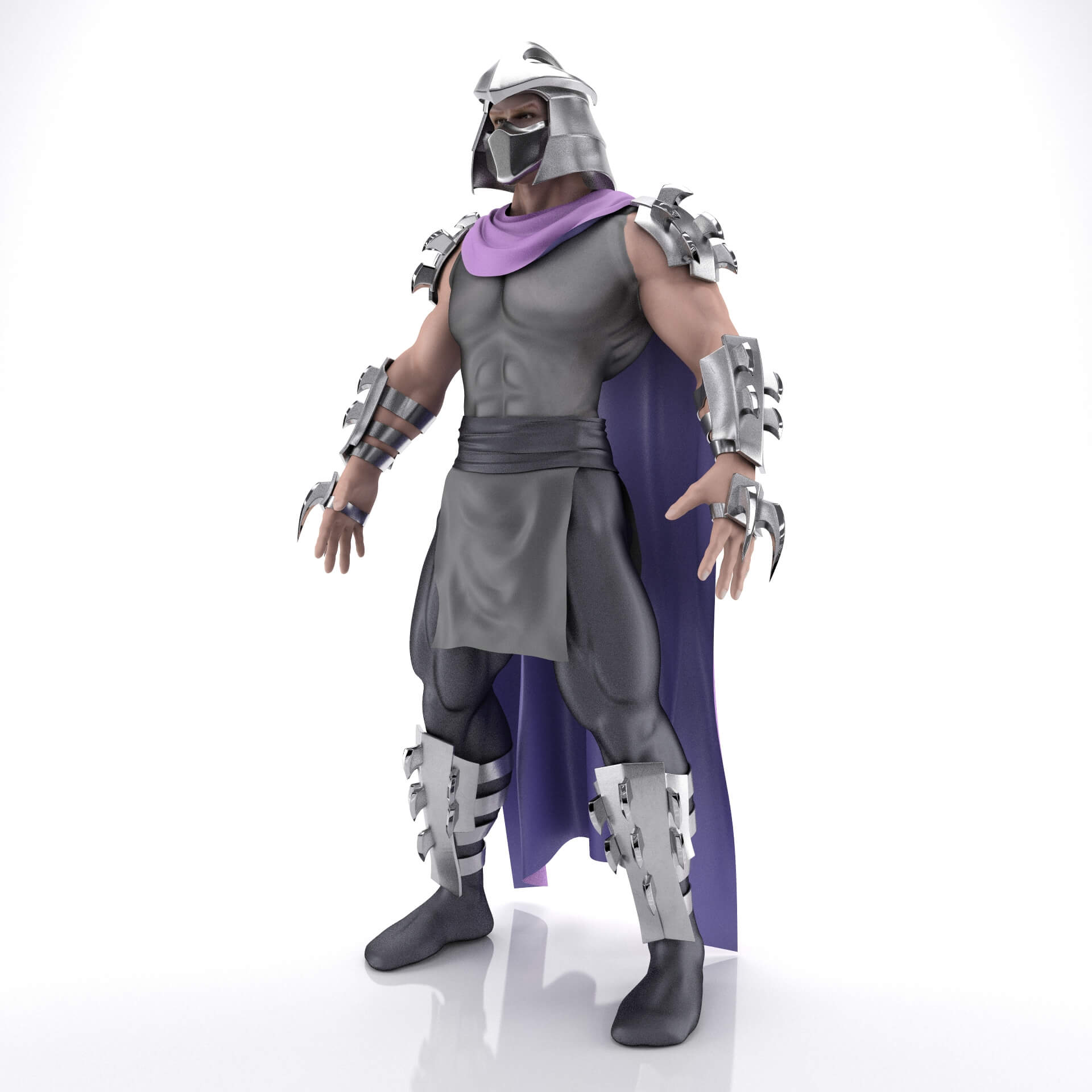 TMNT Shredder - 3D Model by RenderBlade