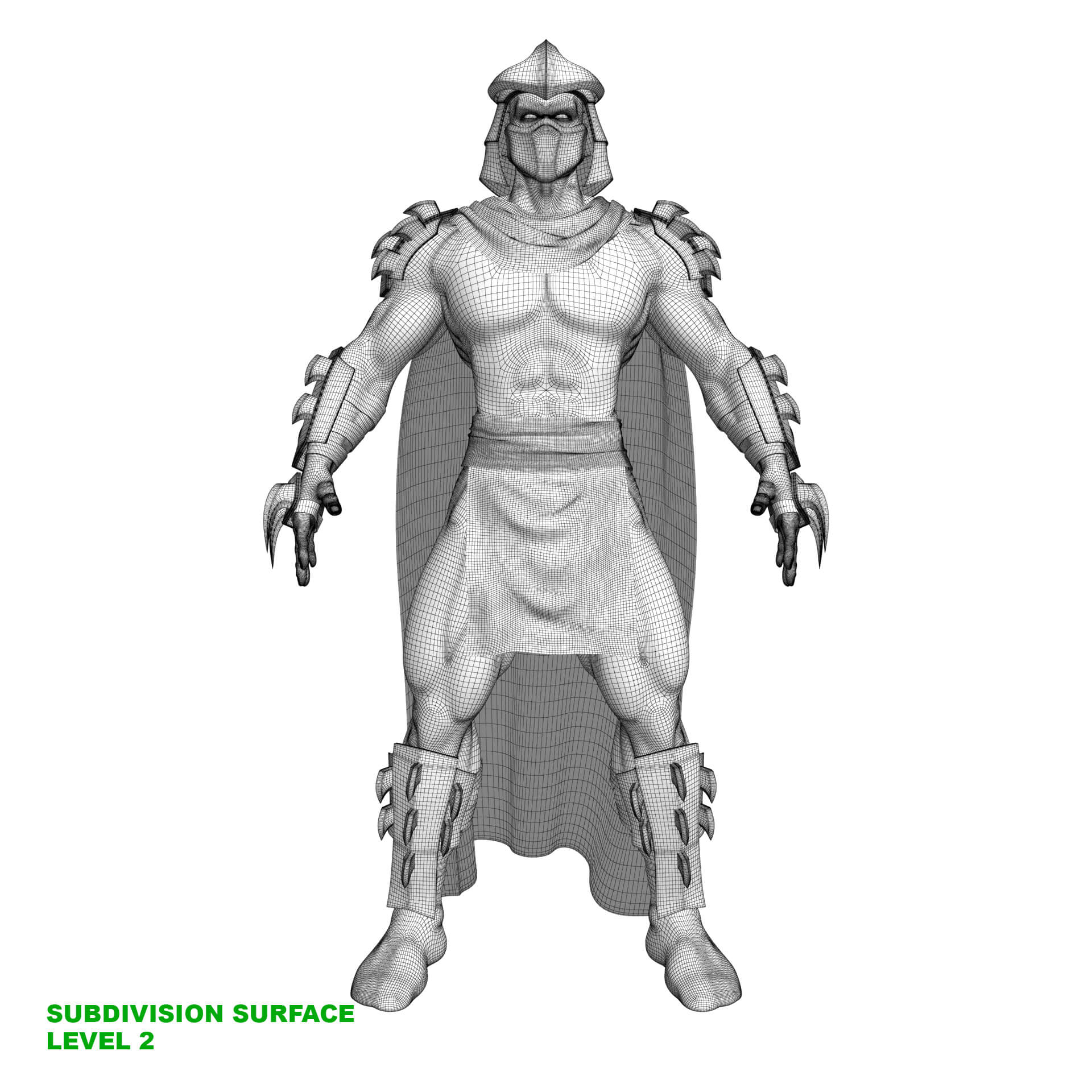 TMNT Shredder - 3D Model by RenderBlade