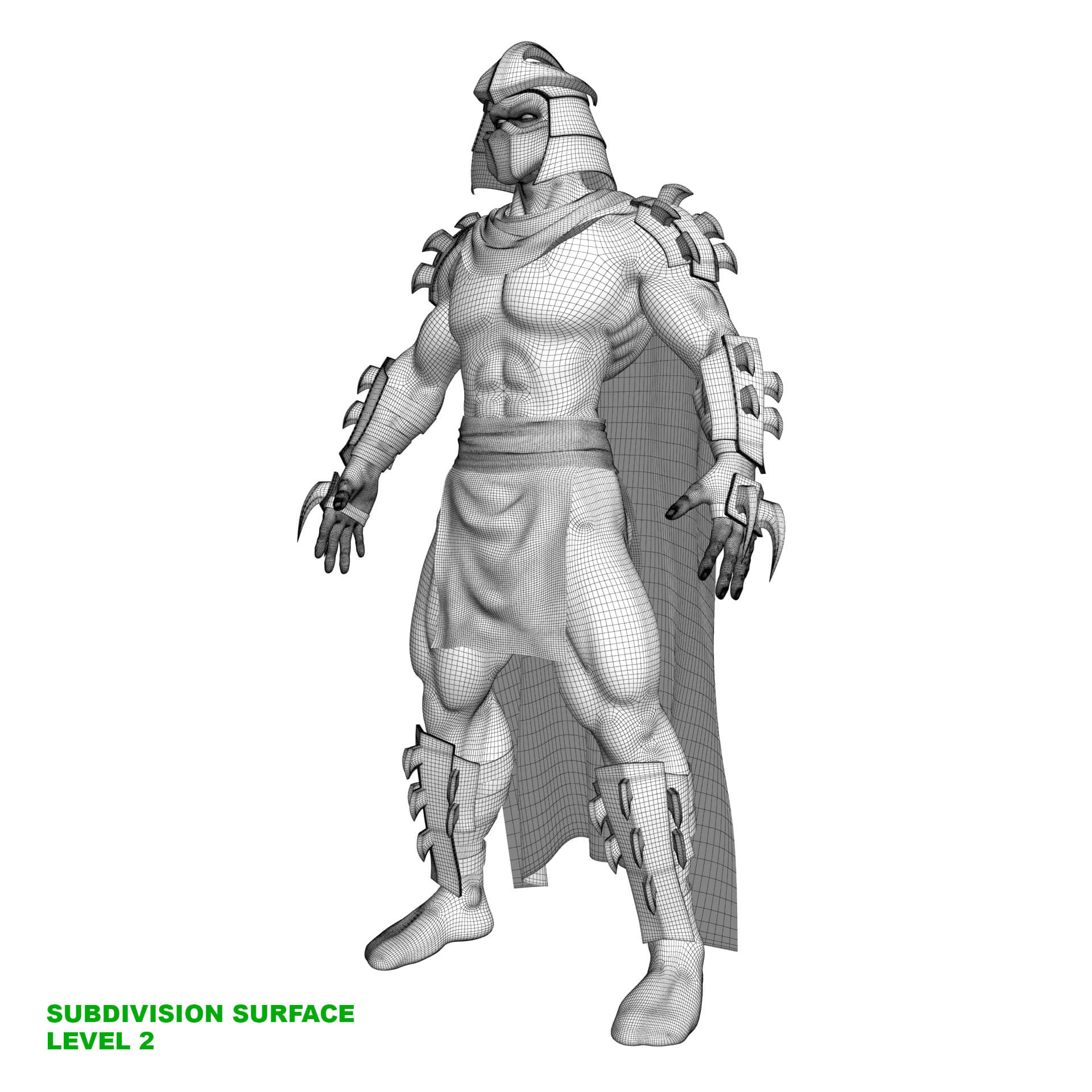 TMNT Shredder - 3D Model by RenderBlade