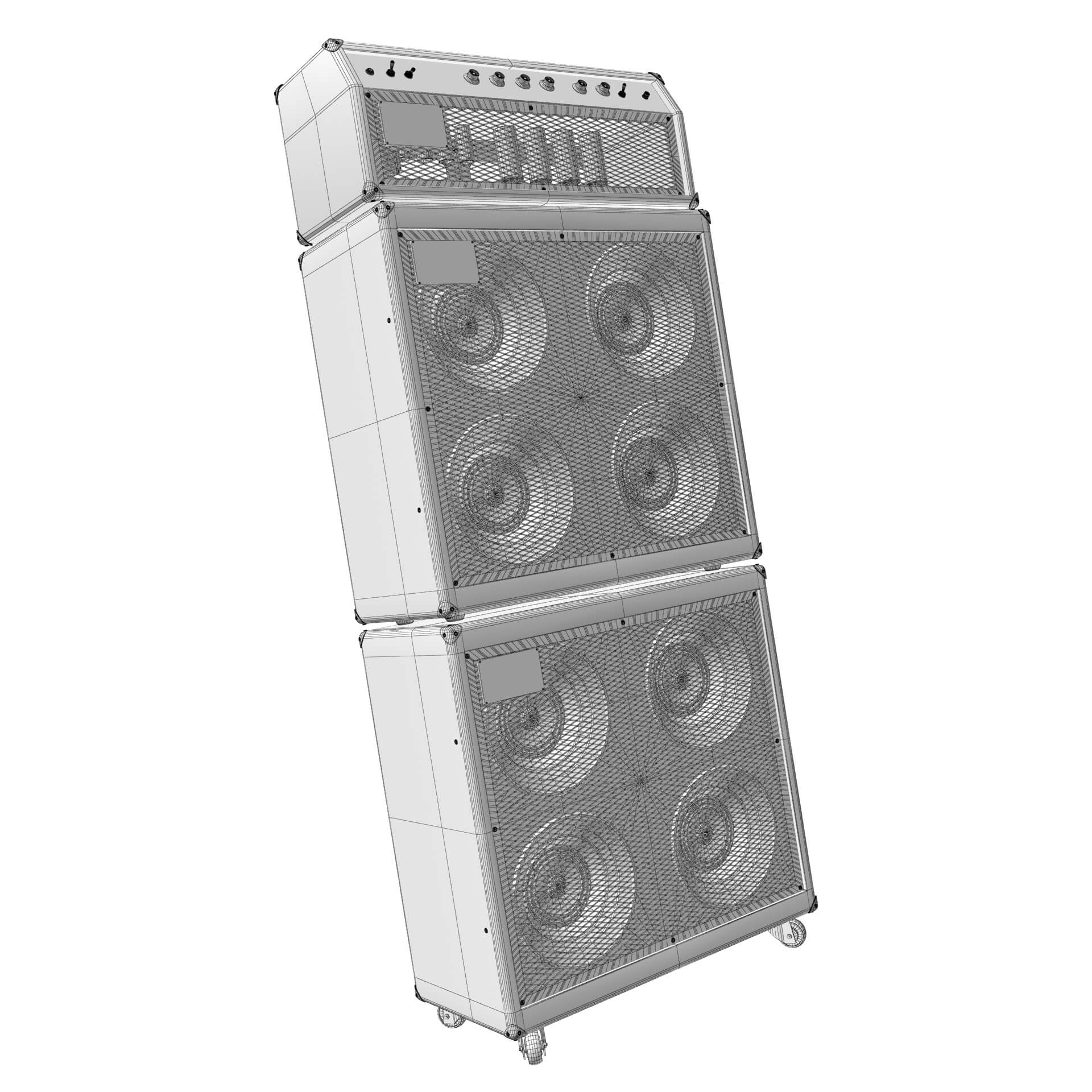 Trace Elliot Bass Amps - 3D Model by RenderBlade