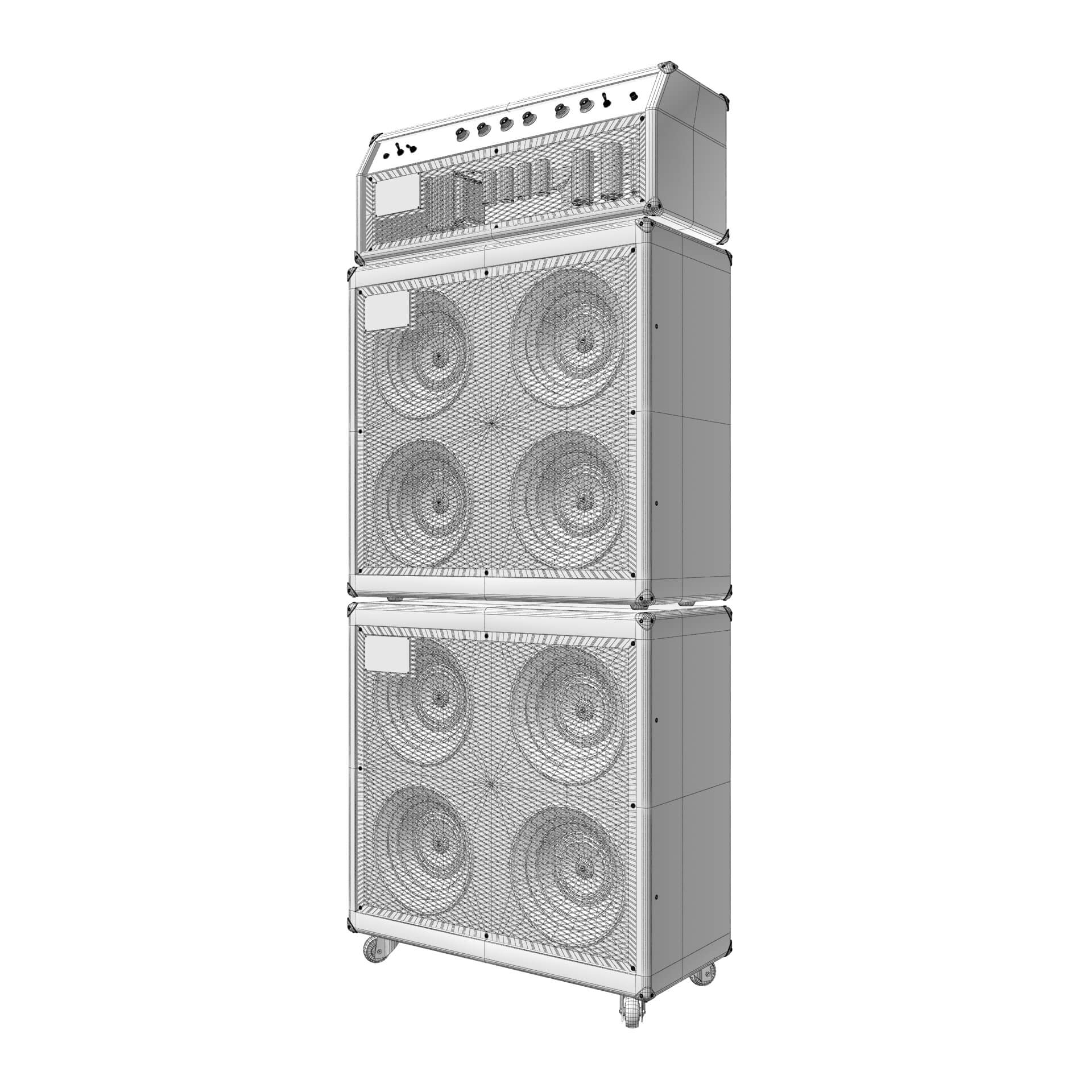 Trace Elliot Bass Amps - 3D Model by RenderBlade