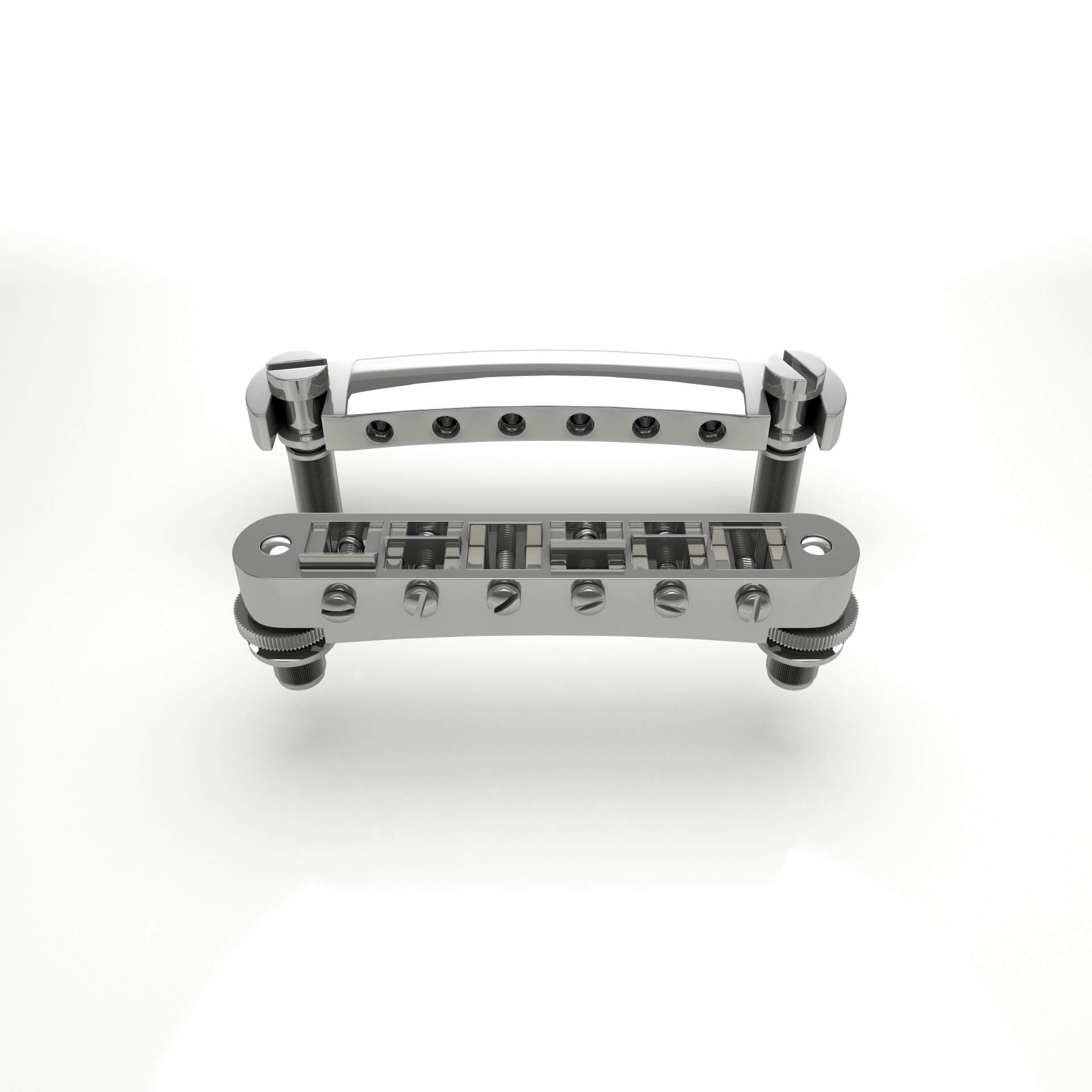 Tune O Matic Guitar Bridge Shaller - 3D Model by RenderBlade
