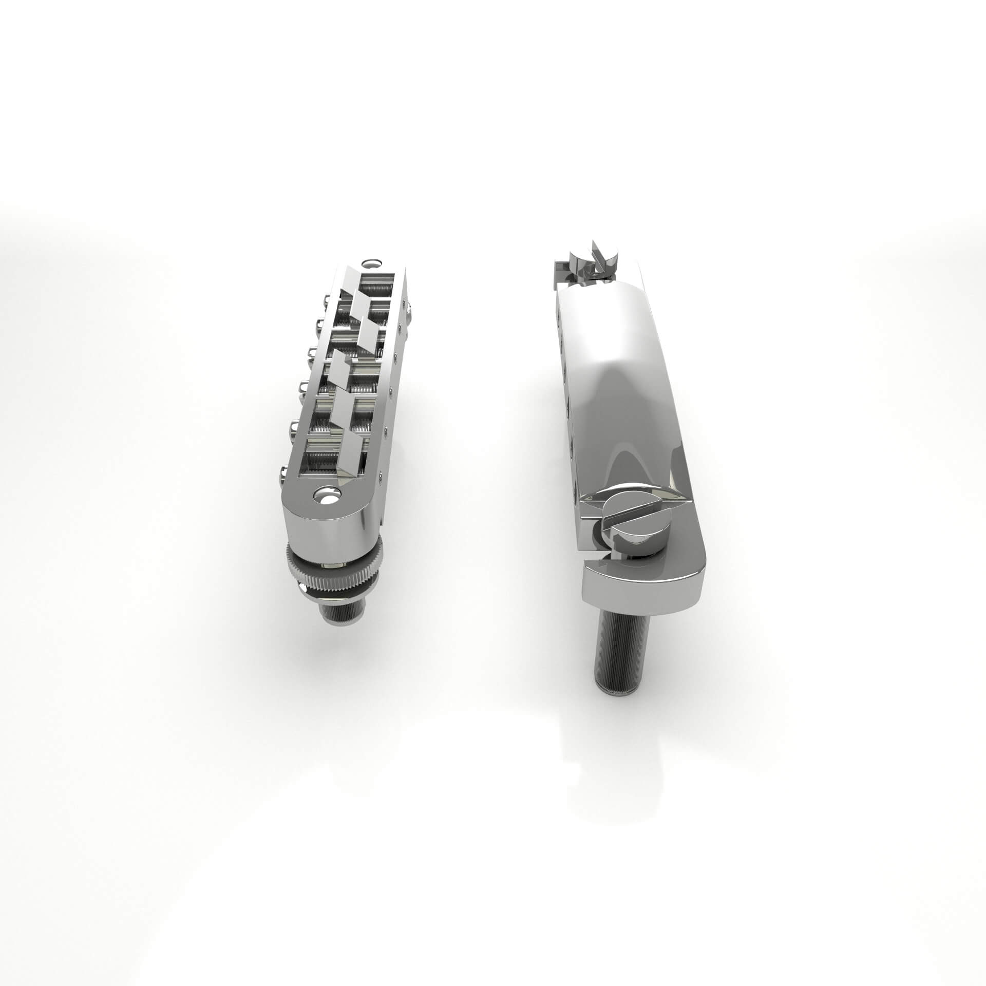 Tune O Matic Guitar Bridge Shaller - 3D Model by RenderBlade