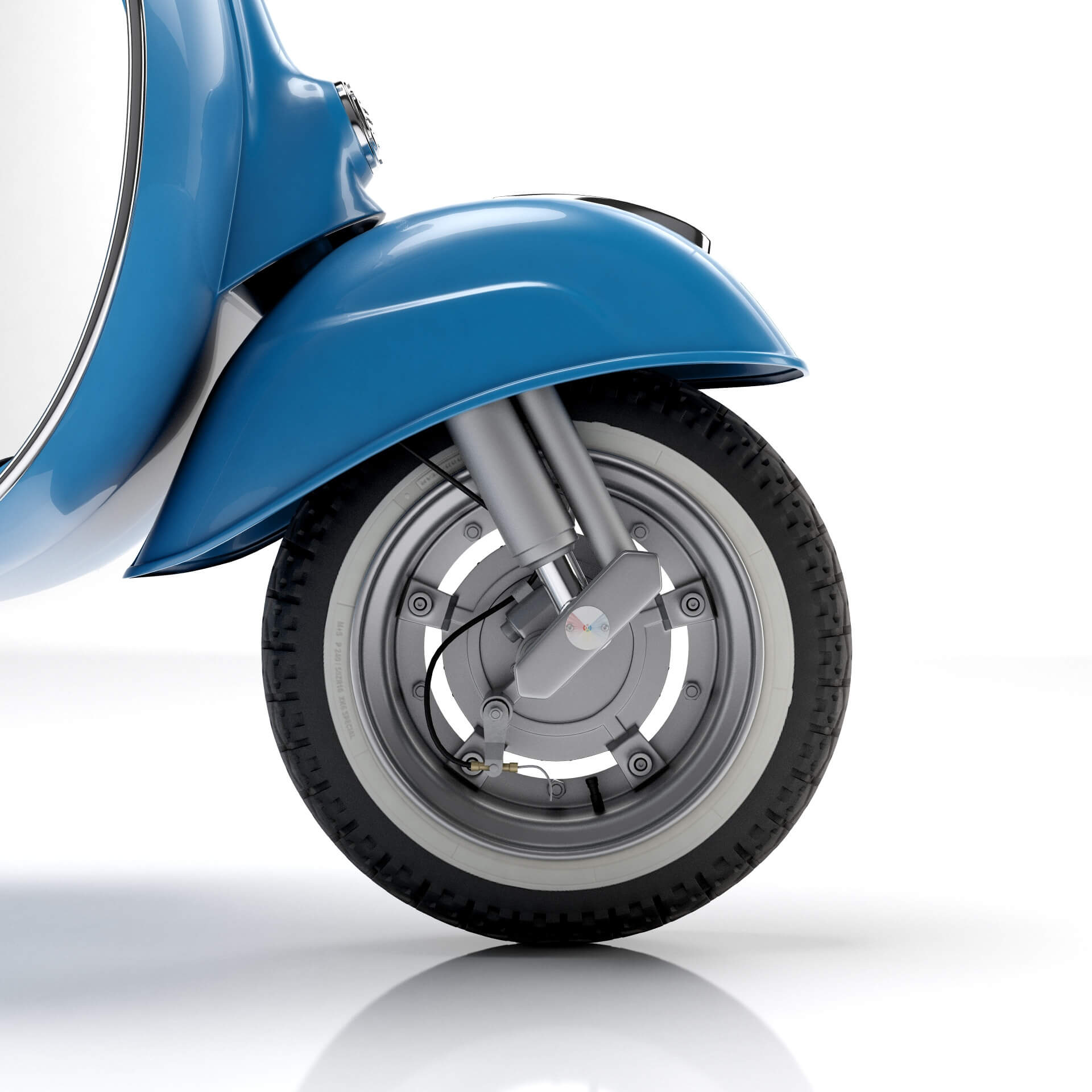 Vespa Piaggio Primavera 125 1967 - 3D Model by RenderBlade