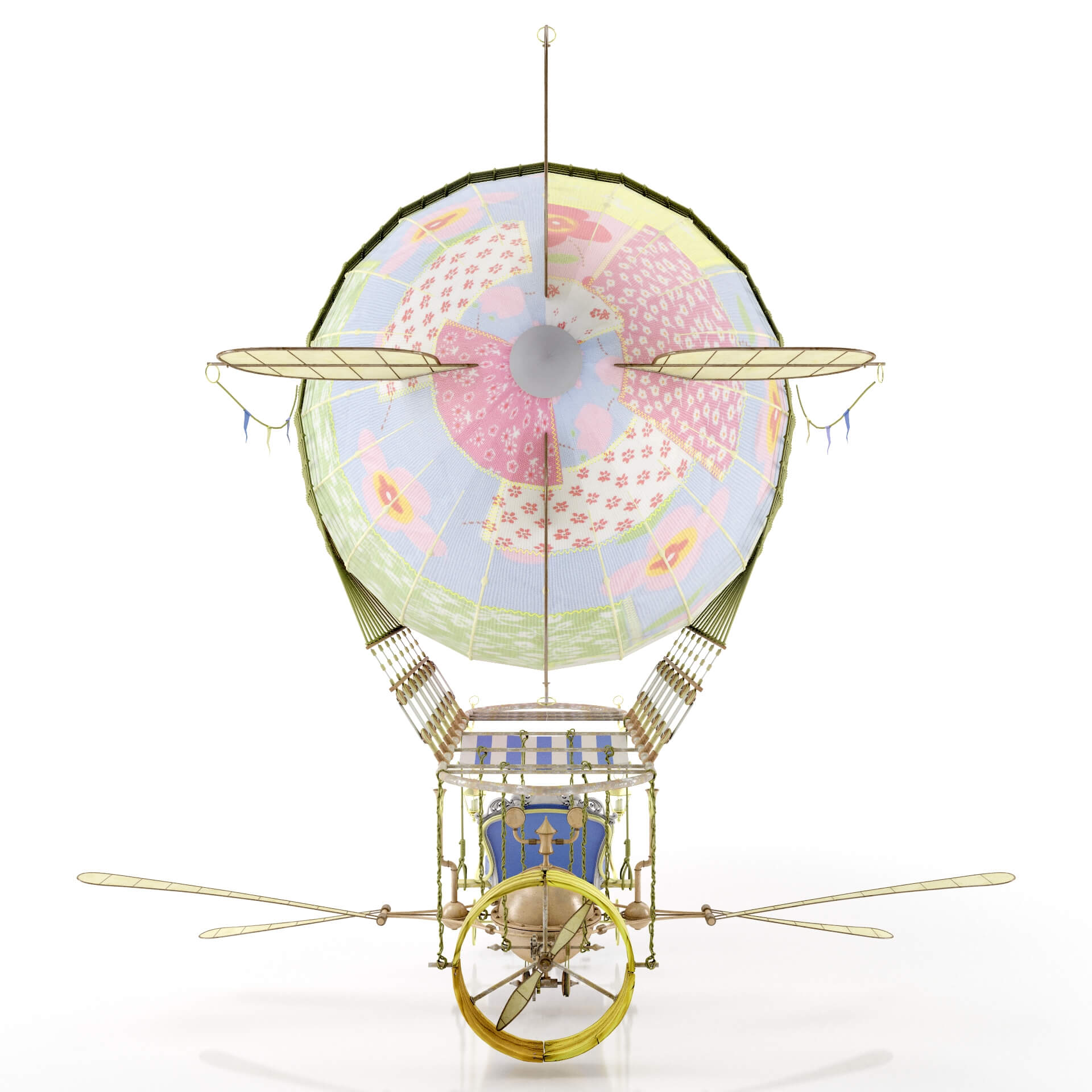 Zeppelin Steampunk - 3D Model by RenderBlade