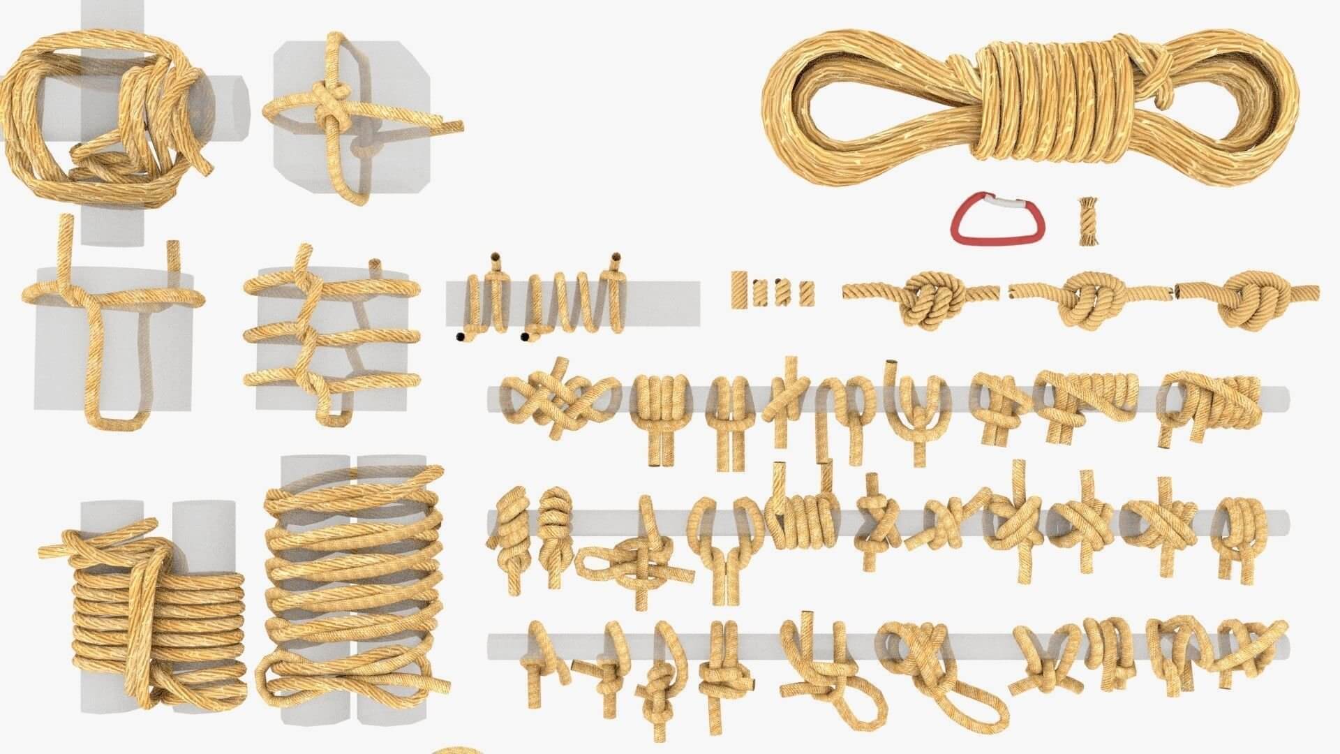 Knot Bundle - 3D Model by renderhub999