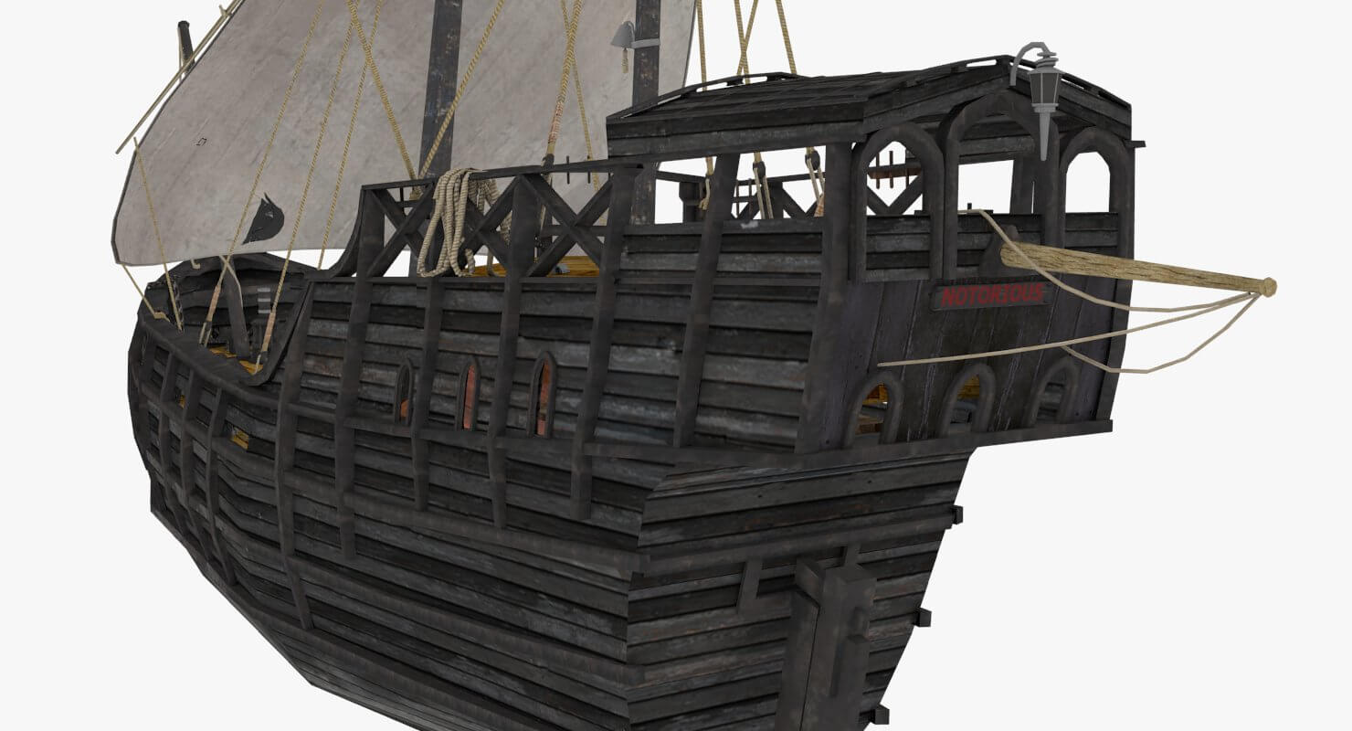 Notorious Ship - 3D Model by renderhub999