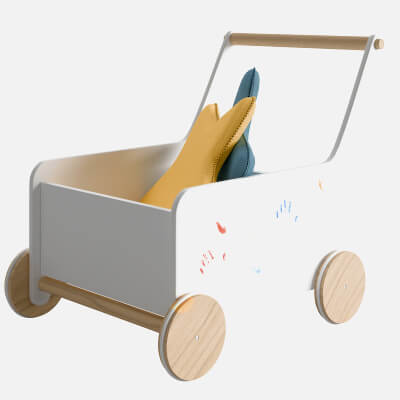 Baby Trolley - 3D Model by Renderluc