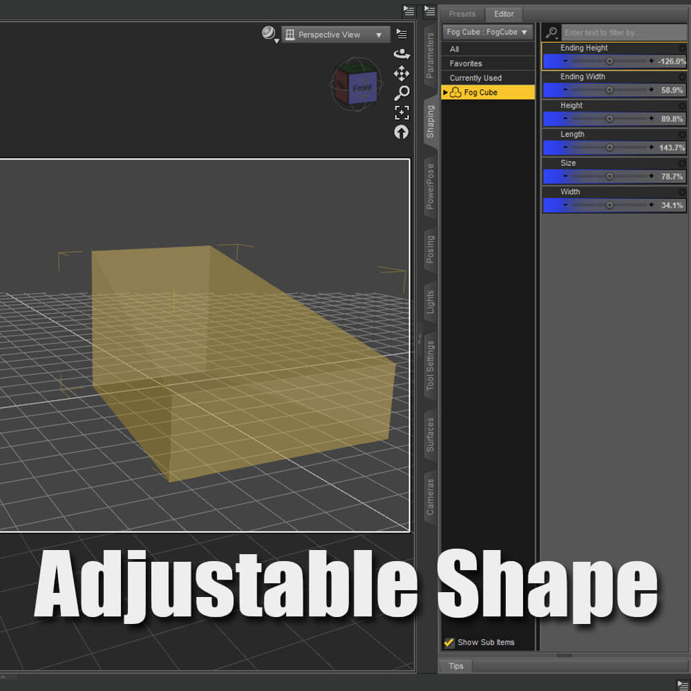 Volumetric Fog Cube - Daz Content by rendorgal