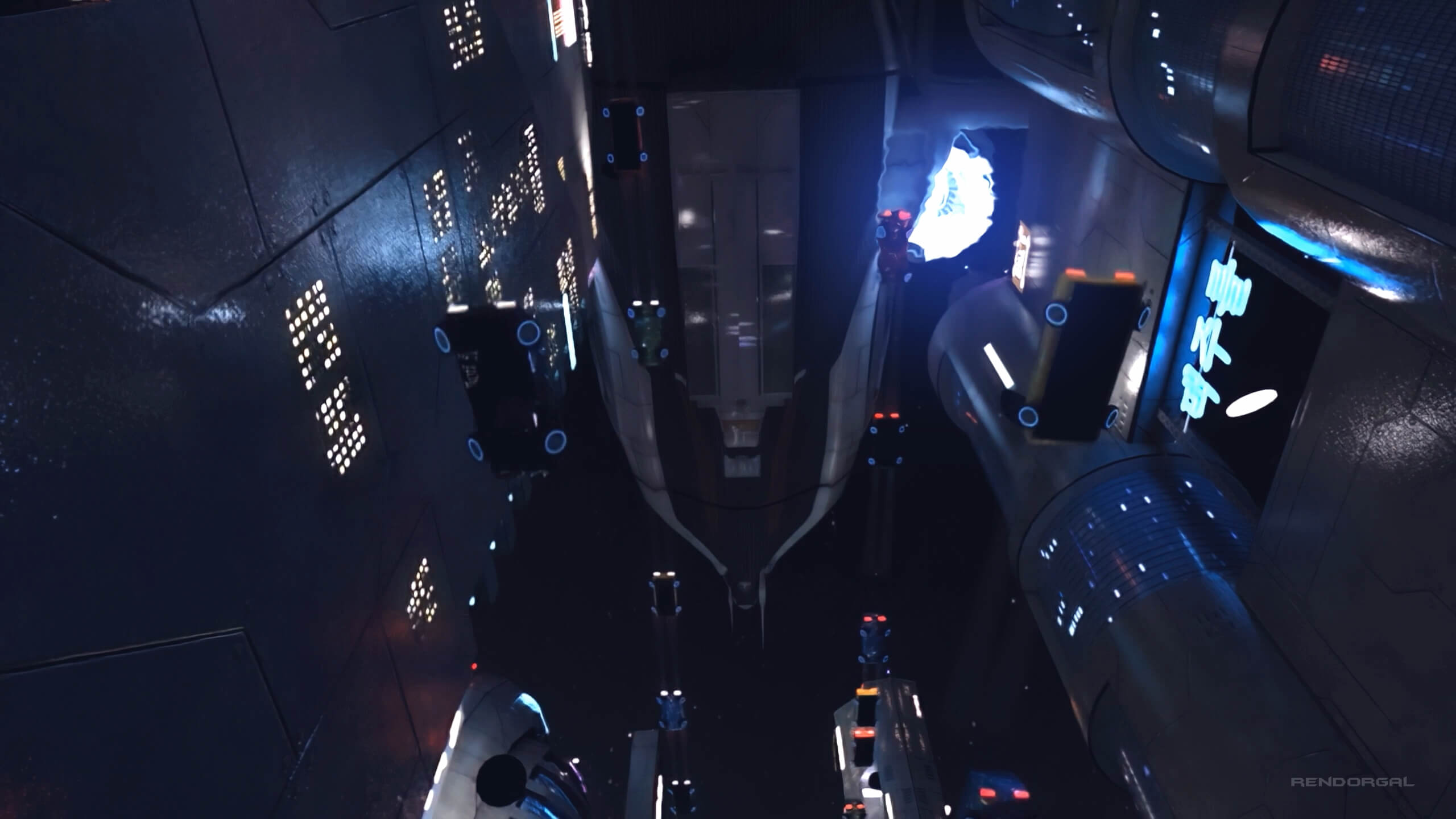 The Night Sky (video) 3D Render, Digital Art by rendorgal