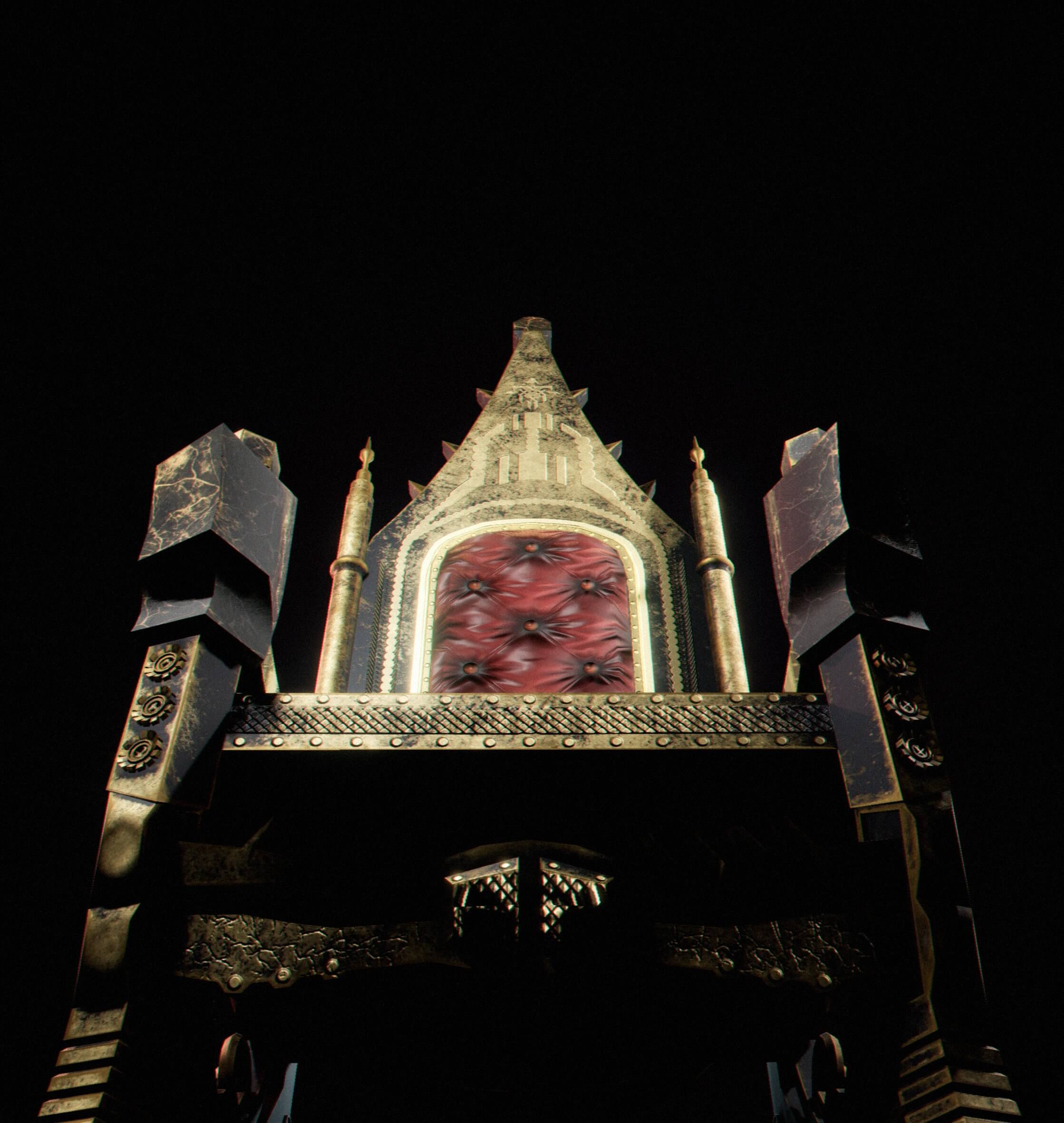 C2 - Medieval Chair 1 3D Model by Rendornu