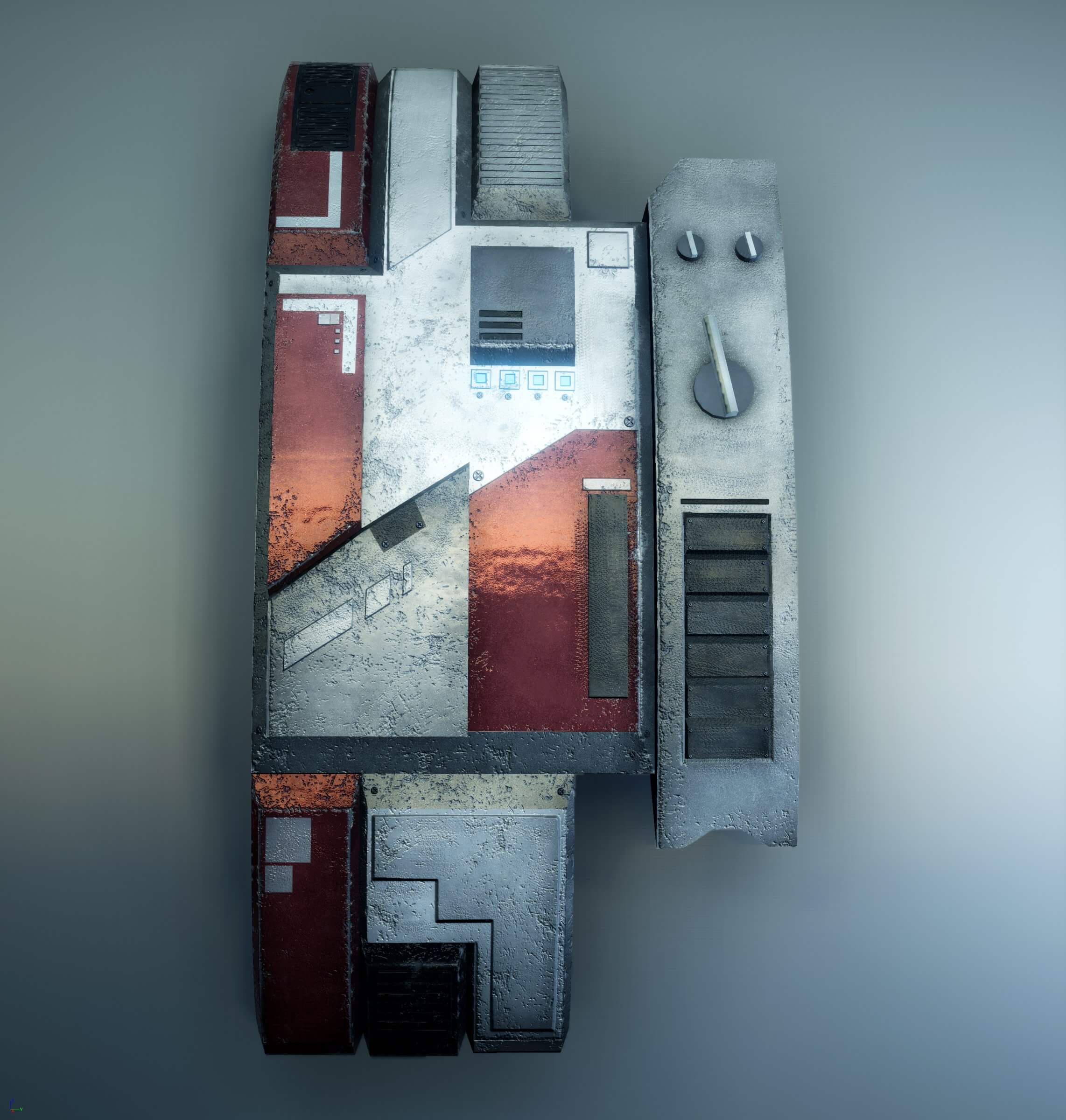 C3 - Sci-Fi Assets 2 3D Model by Rendornu