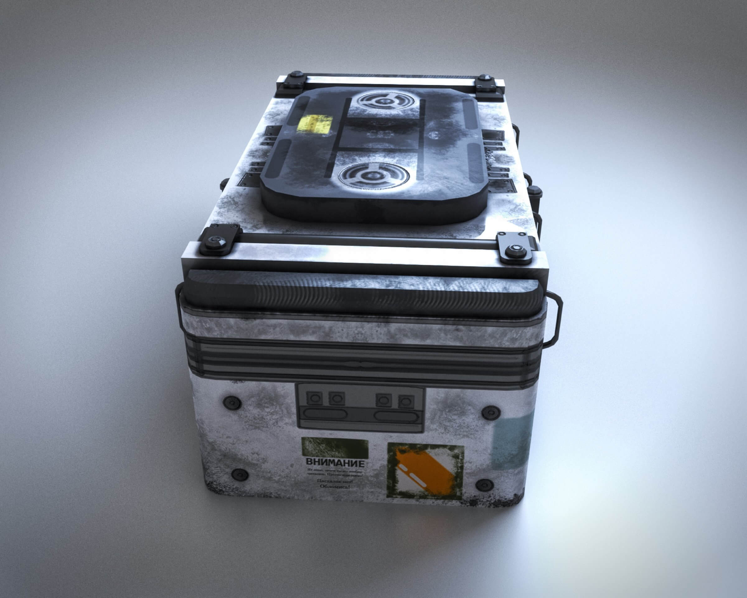 C3 - Sci-Fi Energy Box 1 3D Model by Rendornu