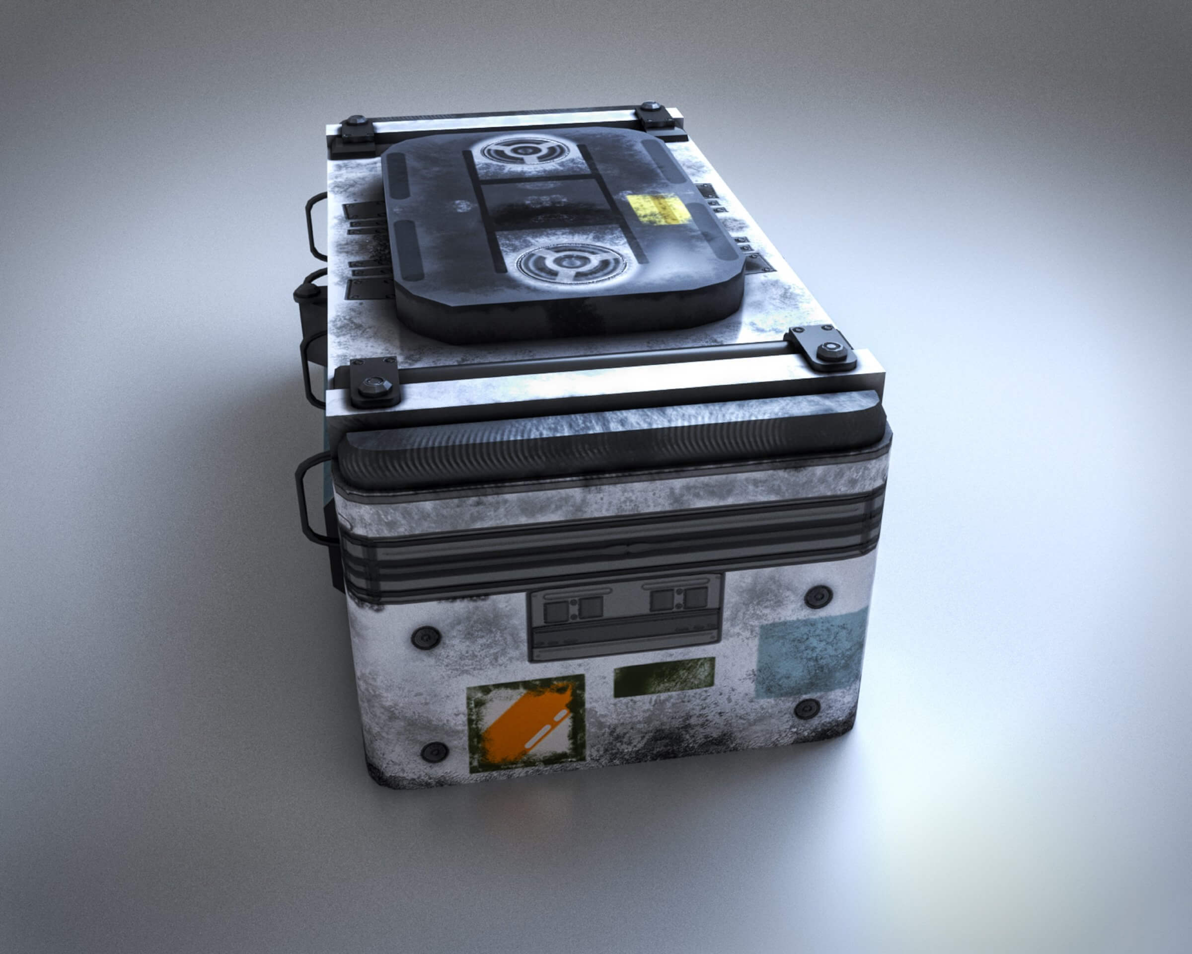 C3 - Sci-Fi Energy Box 1 3D Model by Rendornu