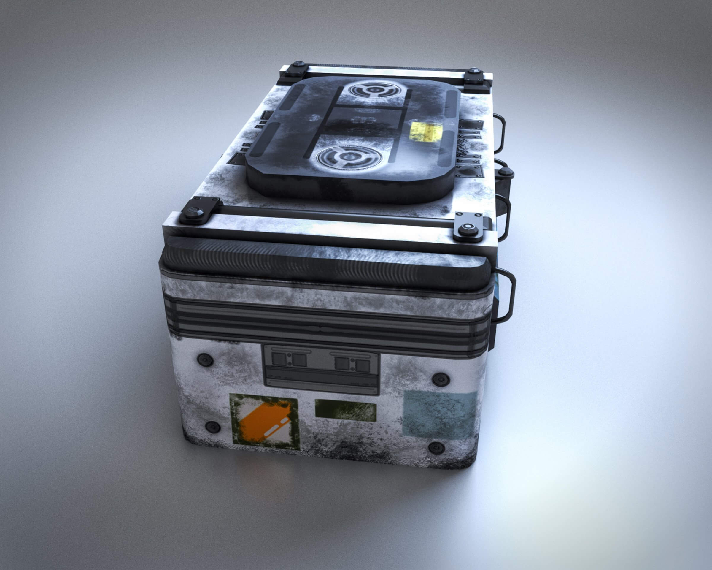 C3 - Sci-Fi Energy Box 1 3D Model by Rendornu