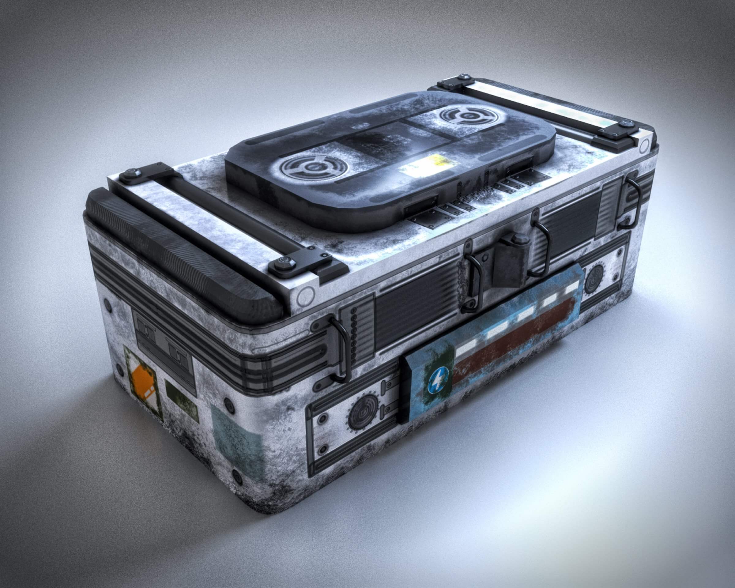 C3 - Sci-Fi Energy Box 1 3D Model by Rendornu