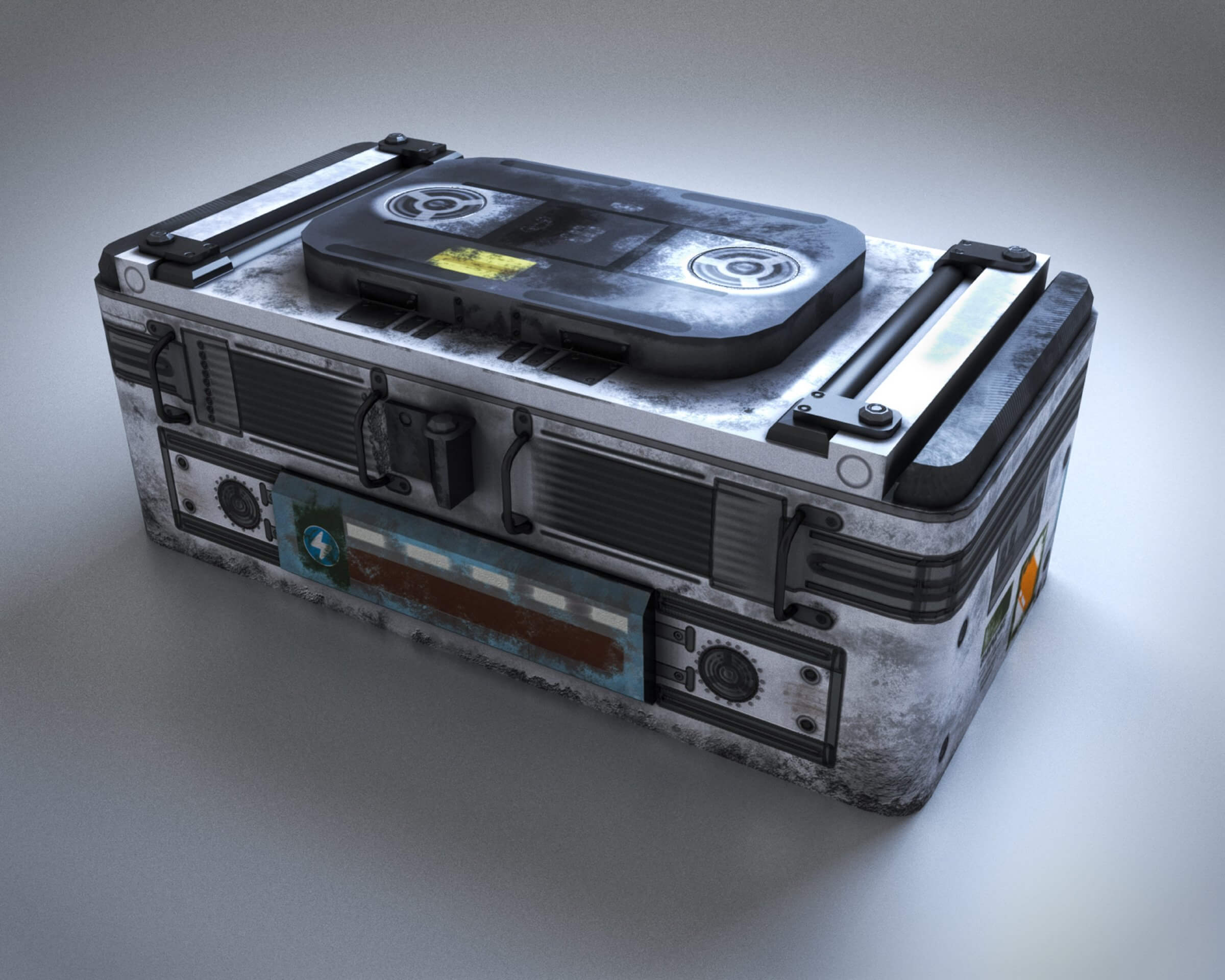 C3 - Sci-Fi Energy Box 1 3D Model by Rendornu
