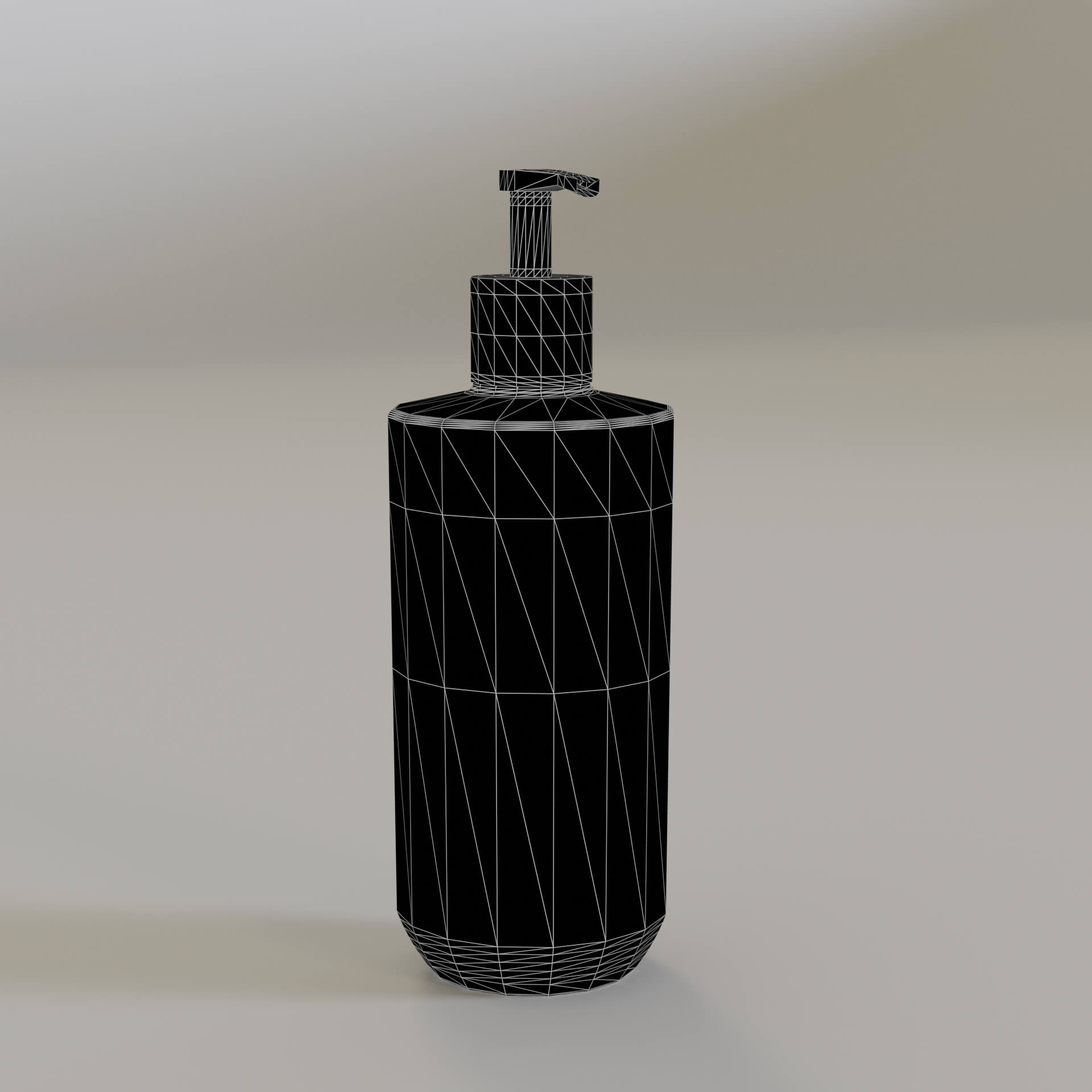 Shampoo Pump Bottle - 3D Model by rennightmare