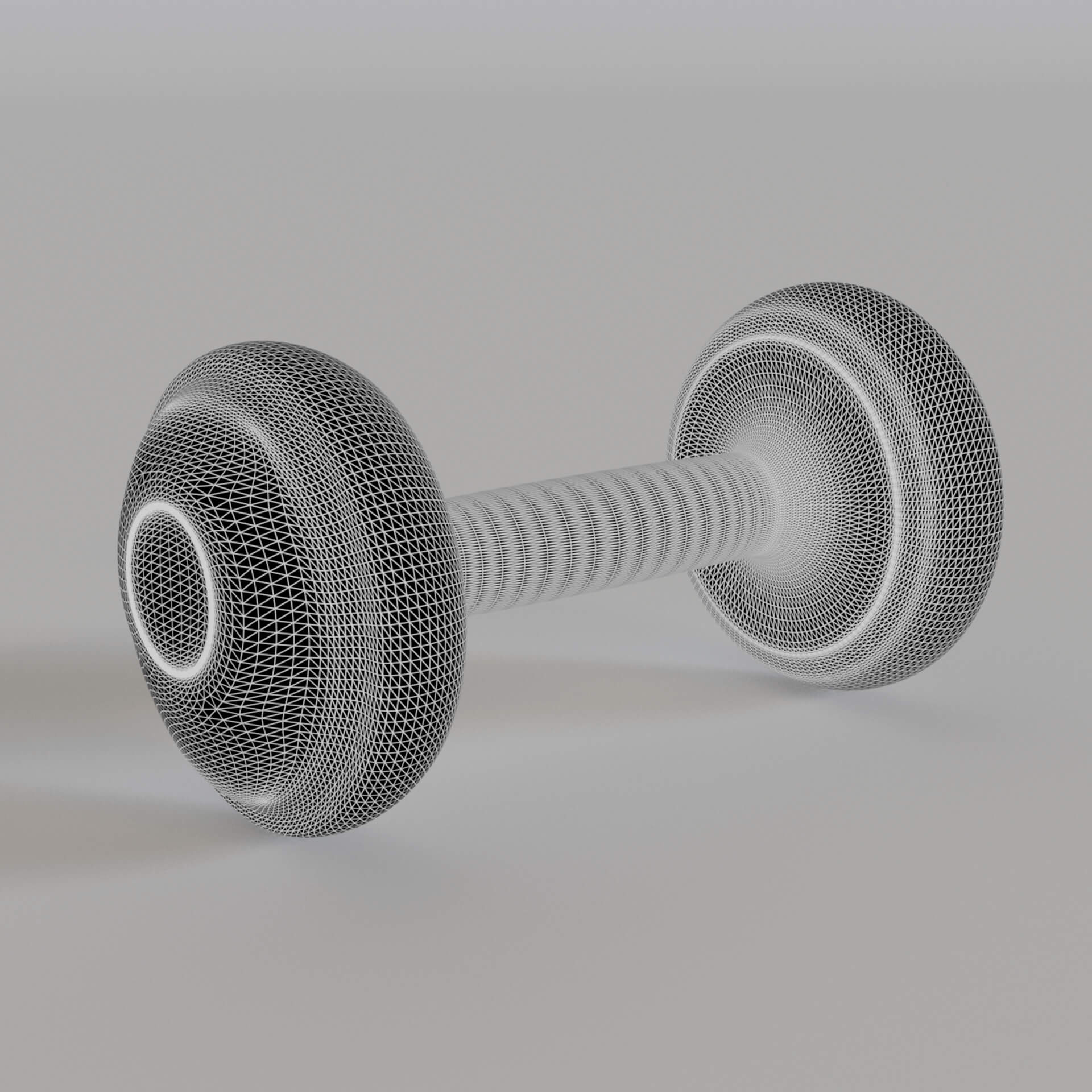 Small Dumbbell - 3D Model by rennightmare