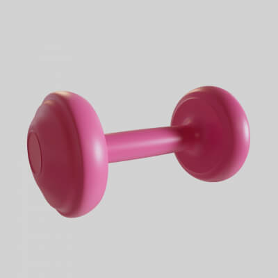 Small Dumbbell - 3D Model by rennightmare