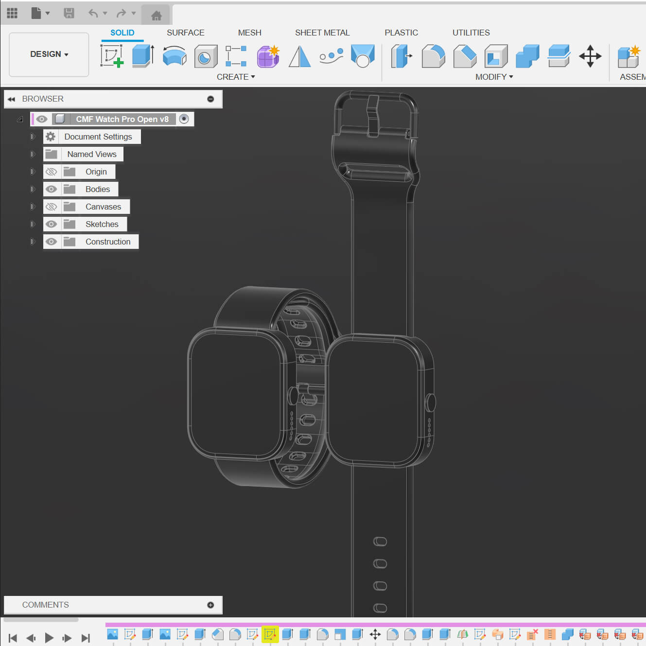 Cmf Watch Pro Nothing - 3D Model by RensiCG