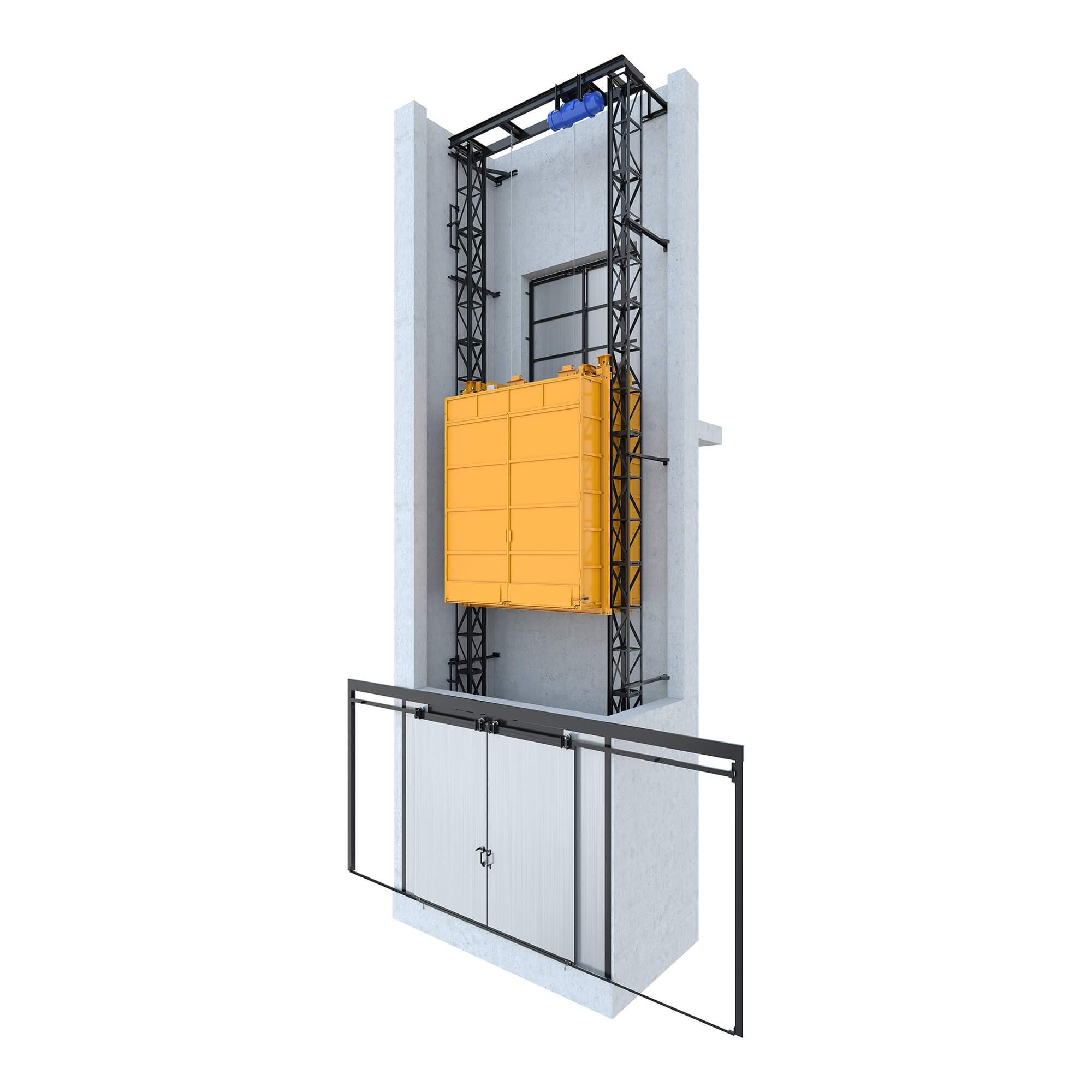 Elevator Module-1000 3D Model by RensiCG