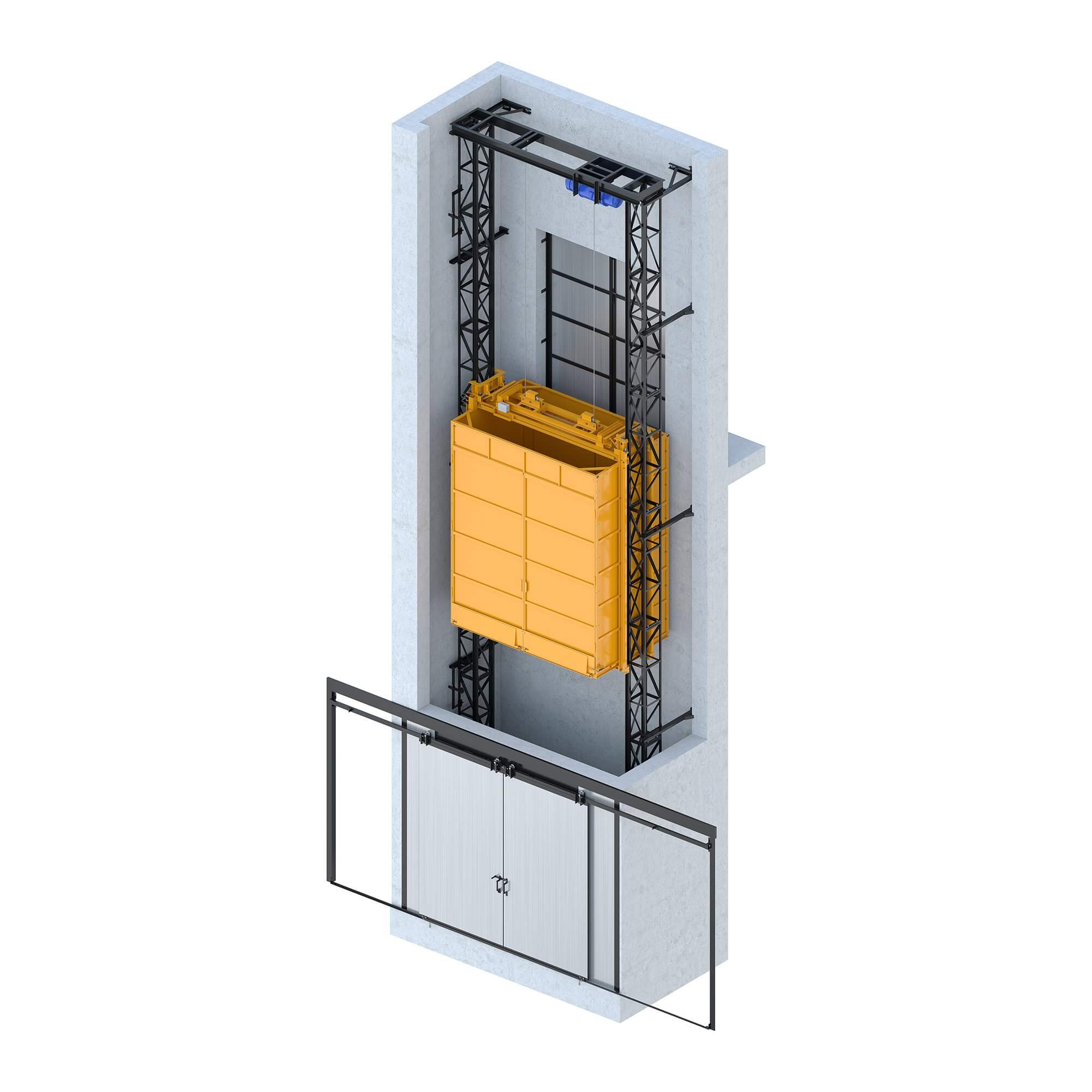 Elevator Module-1000 3D Model by RensiCG