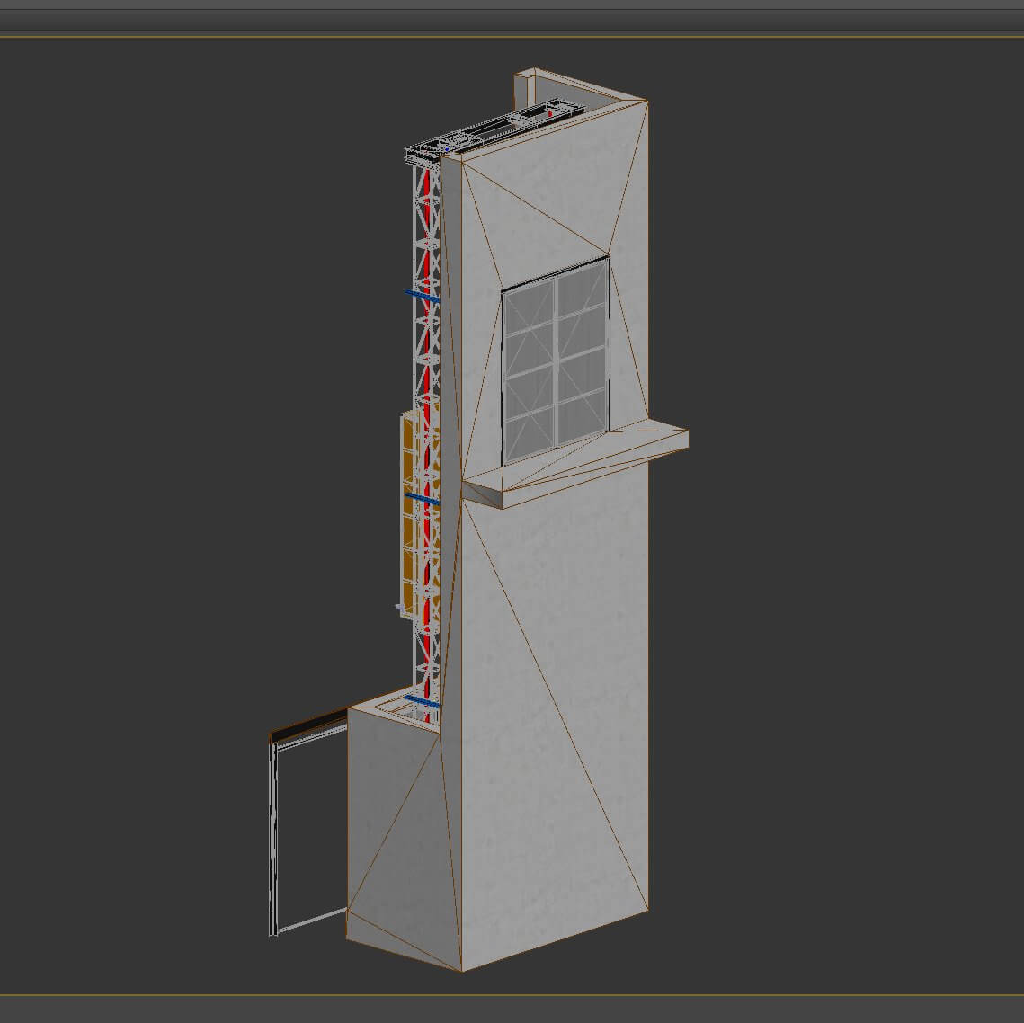 Elevator Module-1000 3D Model by RensiCG