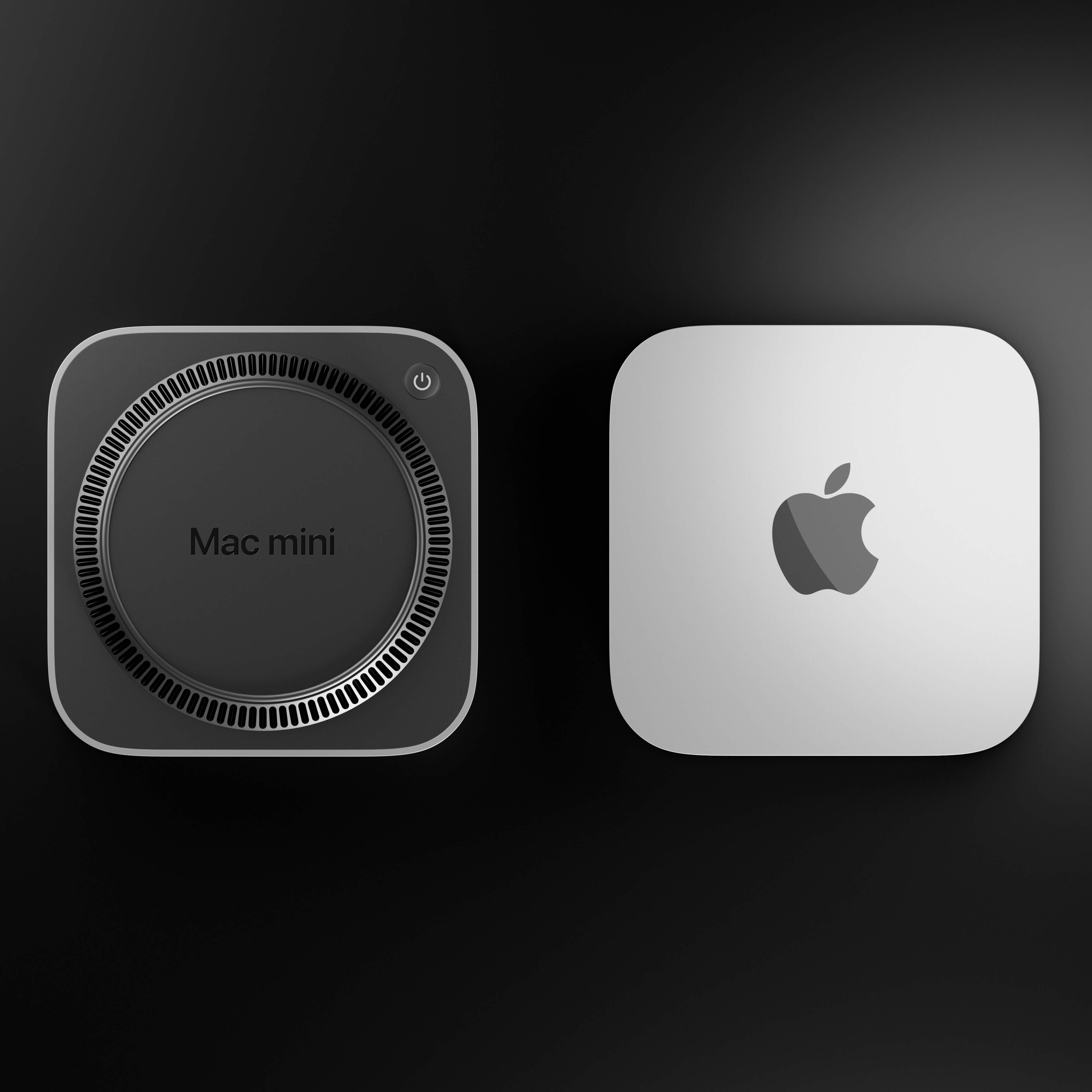 Apple Mac Mini 2024 3D Render, Digital Art by RensiCG
