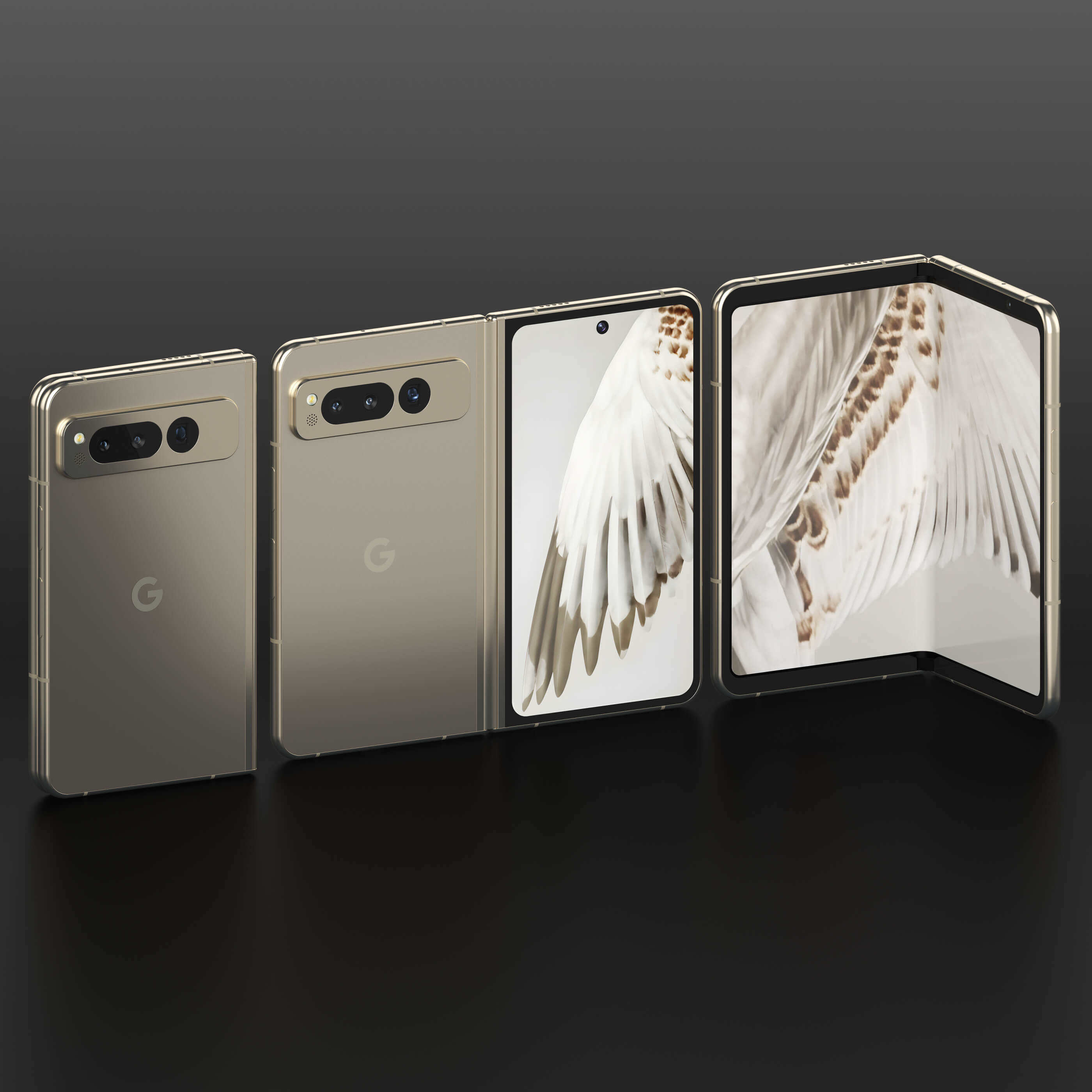 Google Pixel Fold - 3D Model by RensiCG