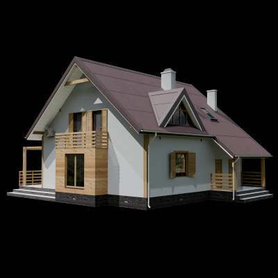 Vacation Home - 3D Model by RensiCG