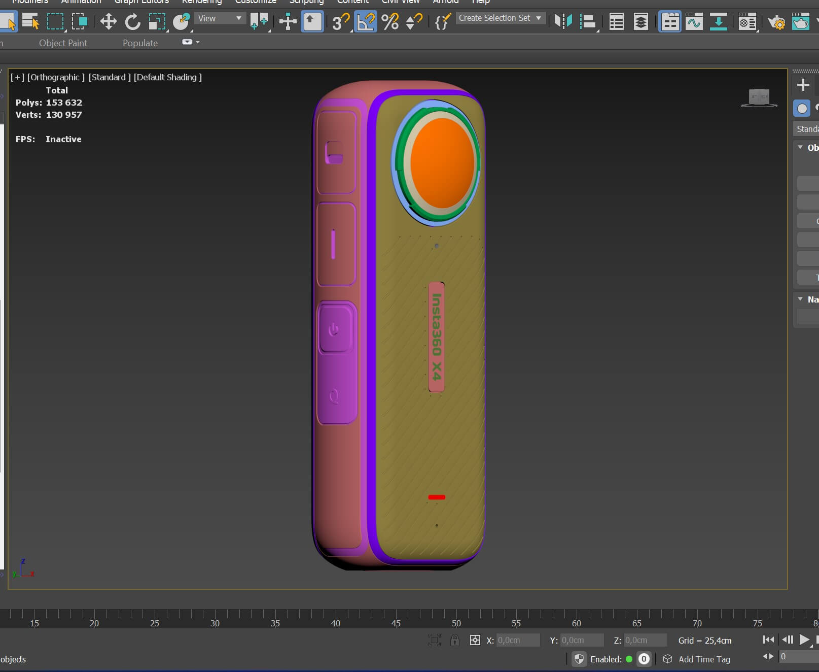 Insta 360 X4 - 3D Model by RensiCG