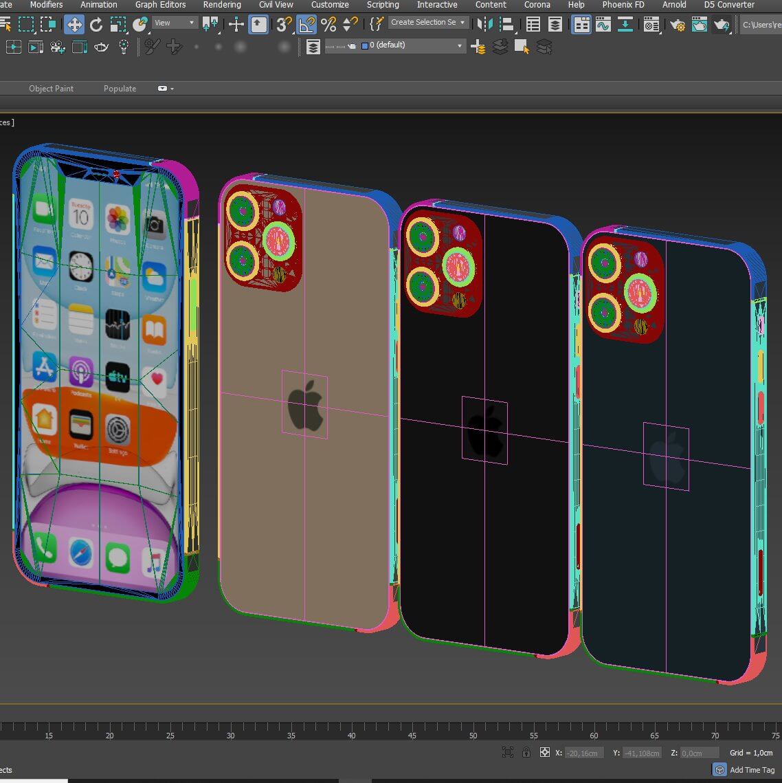 IPhone 12 Pro All Colors - 3D Model by RensiCG