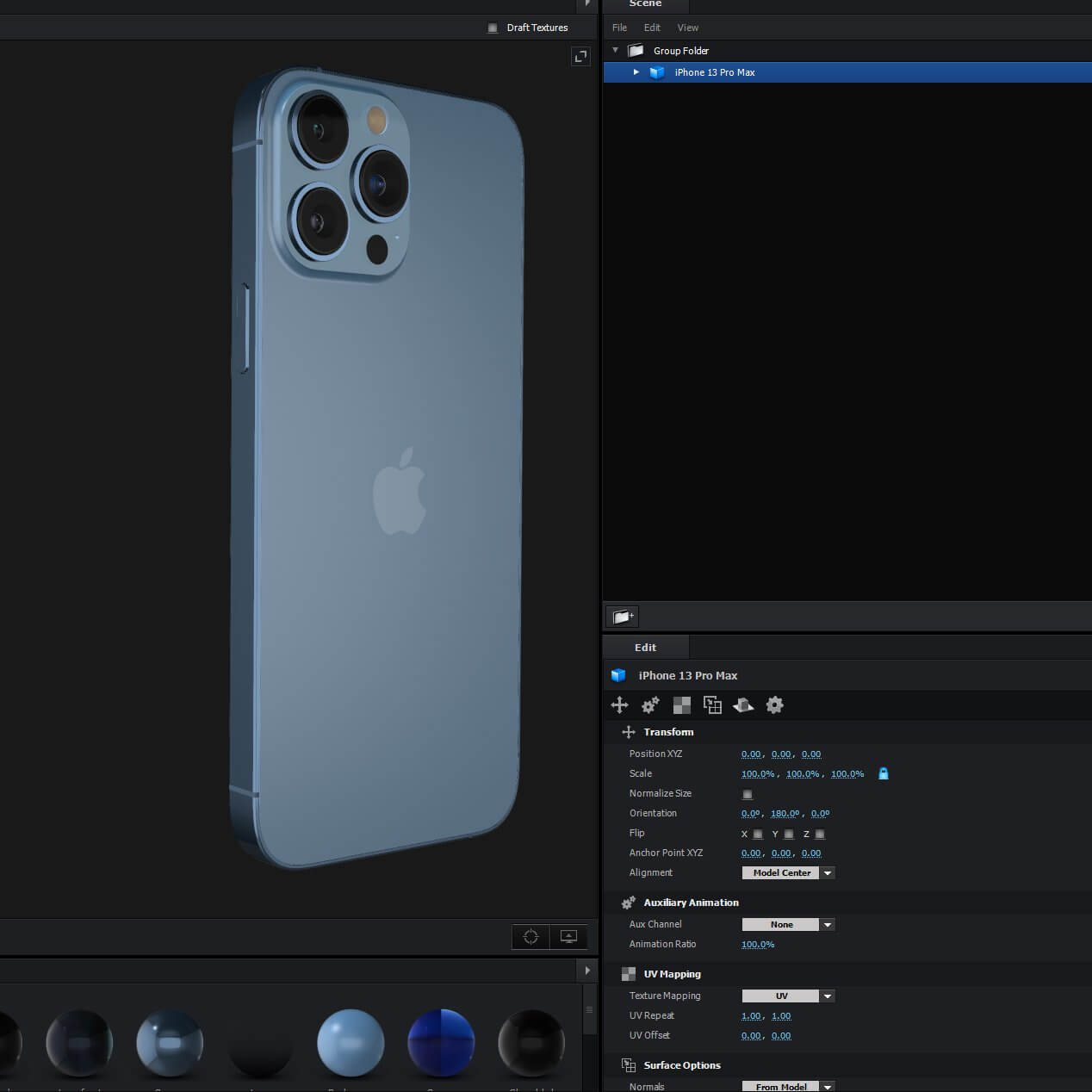 iPhone 13 Pro Max - 3D Model by RensiCG