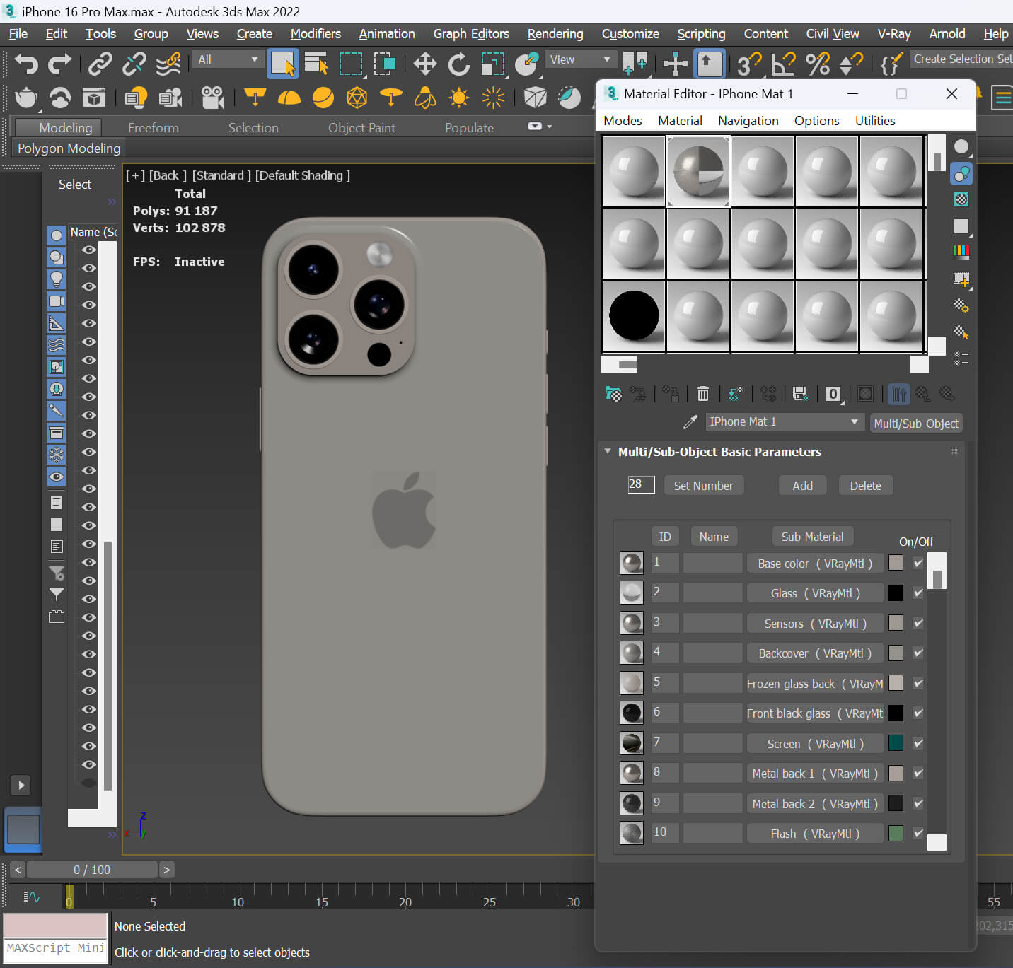 iPhone 16 Pro Max - 3D Model by RensiCG