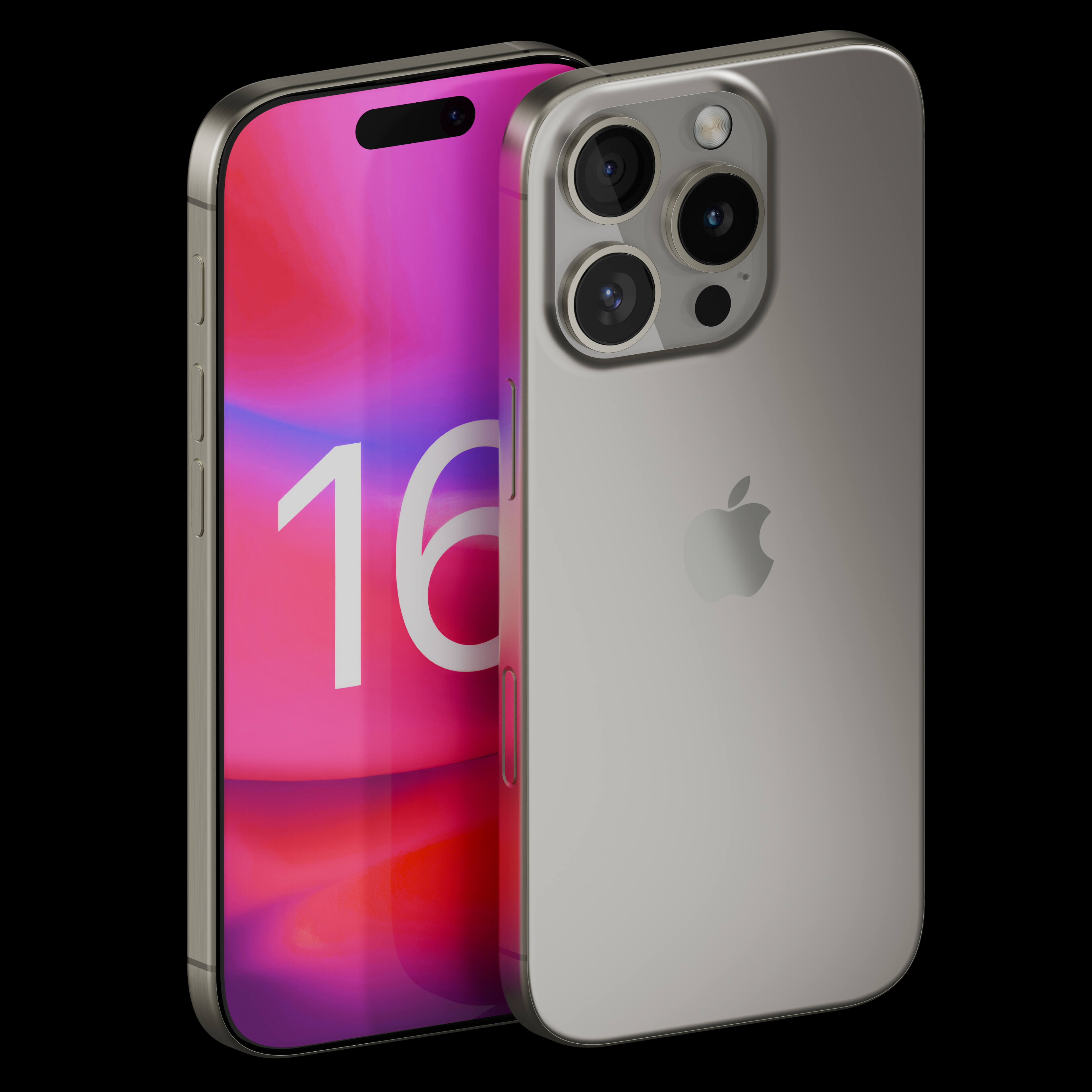iPhone 16 Pro - 3D Model by RensiCG