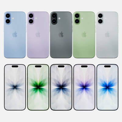 iPhone 17 All Colors - 3D Model by RensiCG
