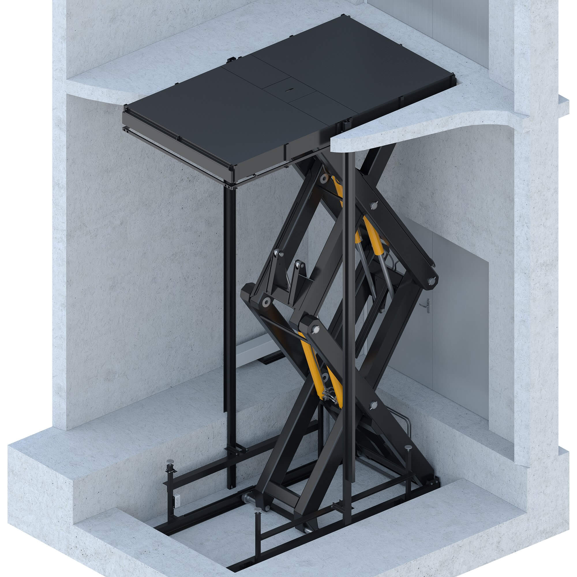 Lift Interbalt 5000kg - 3D Model by RensiCG