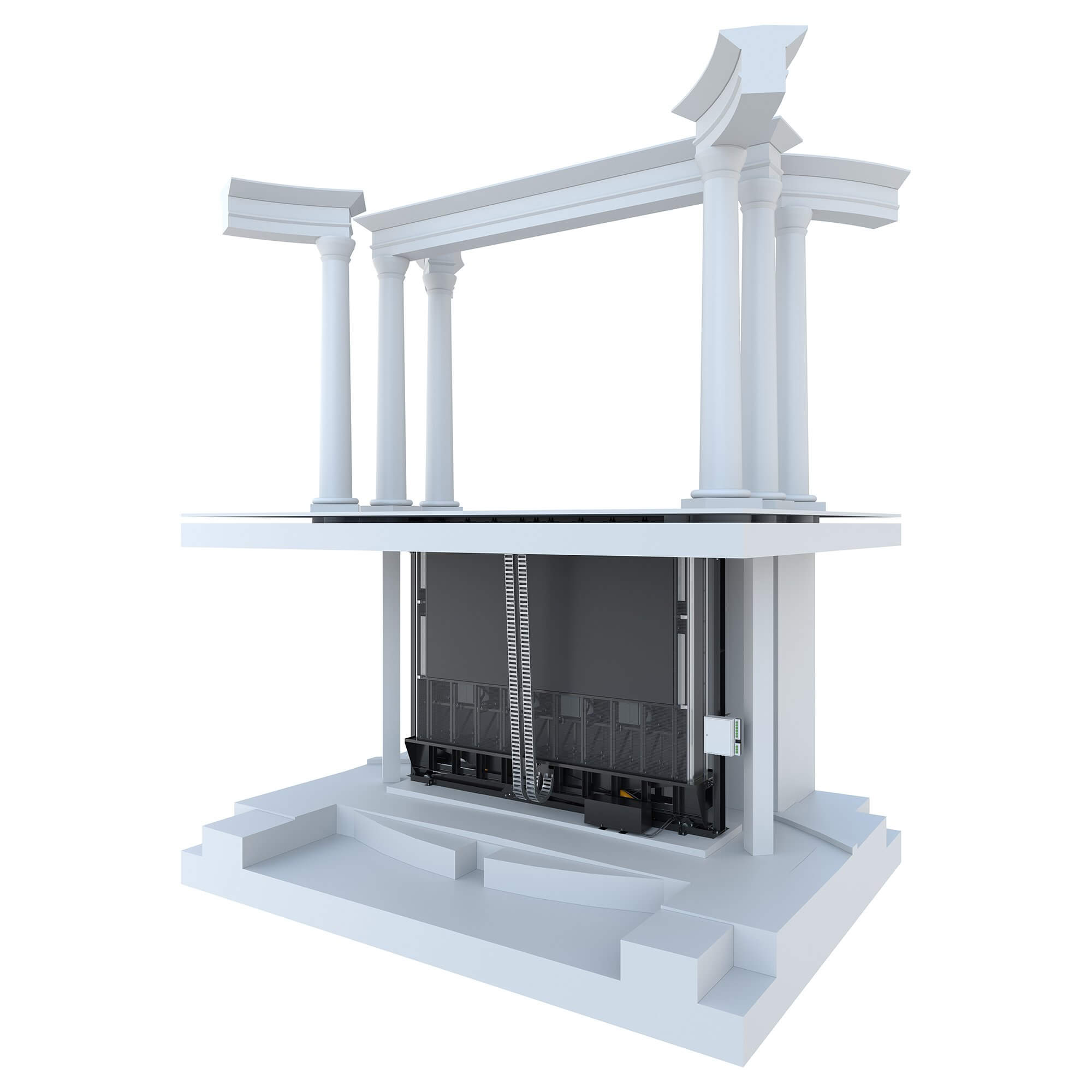 MegaStroy Elevator - 3D Model by RensiCG