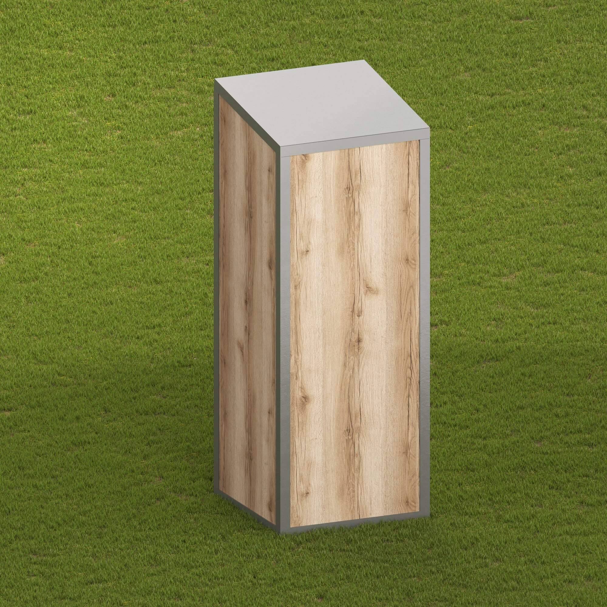 Outdoor Trash Cans 5 Models - 3D Model by RensiCG