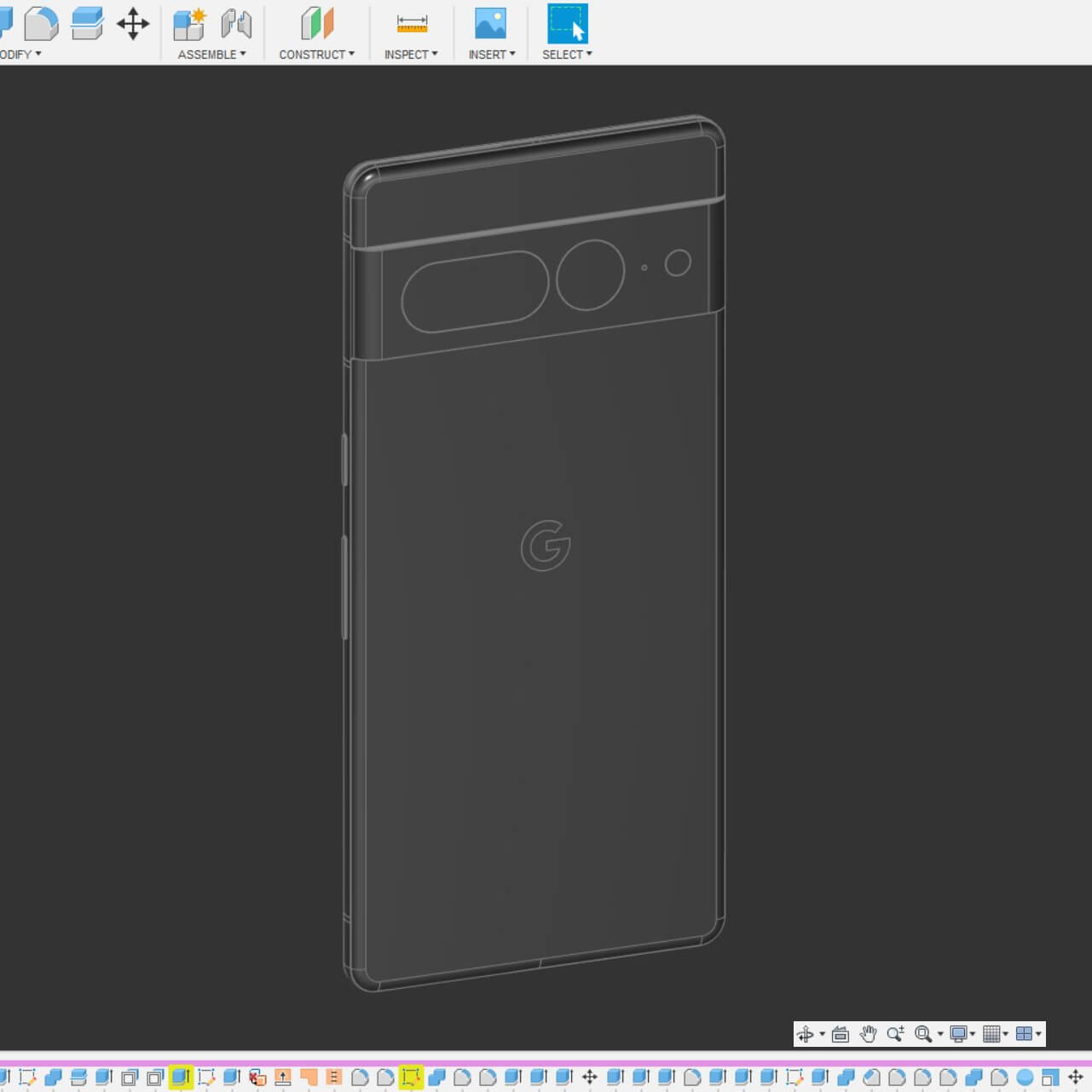 Pixel 7 Pro - 3D Model by RensiCG