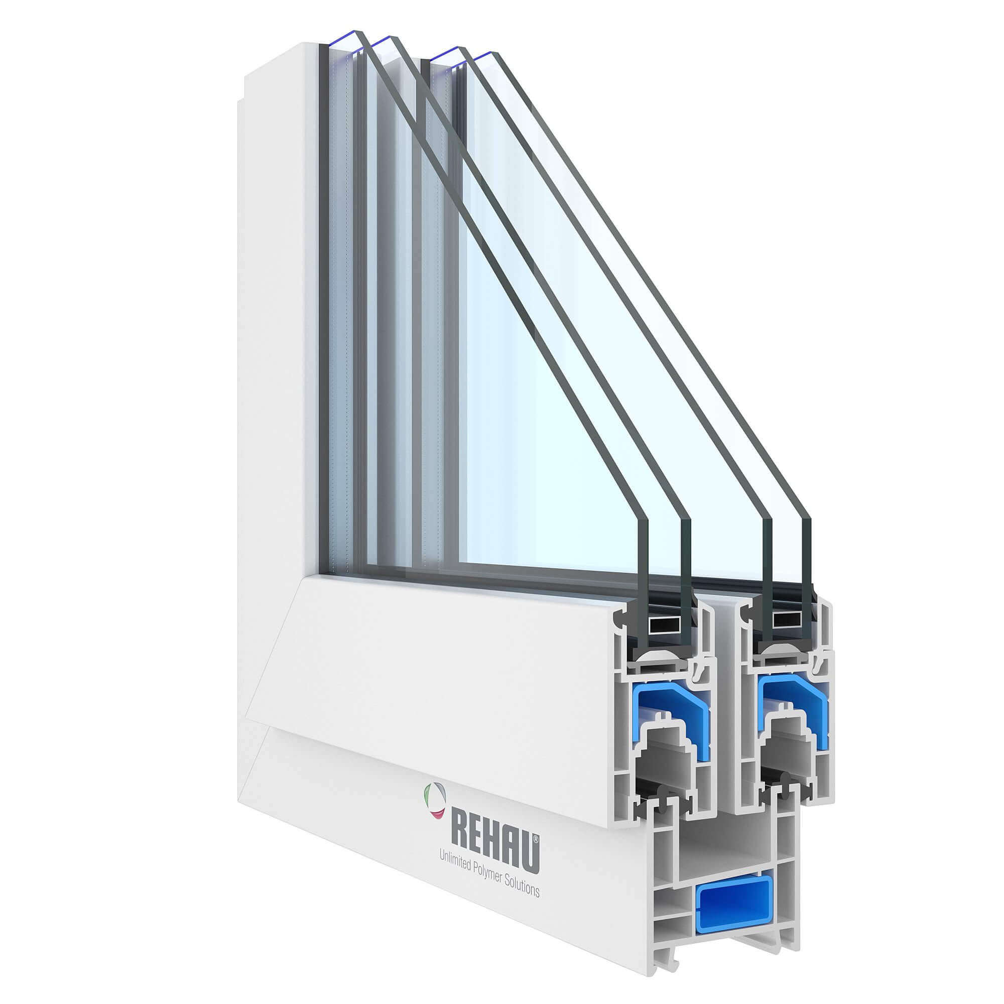 Rehau Window Profiles 32 Models - 3D Model by RensiCG