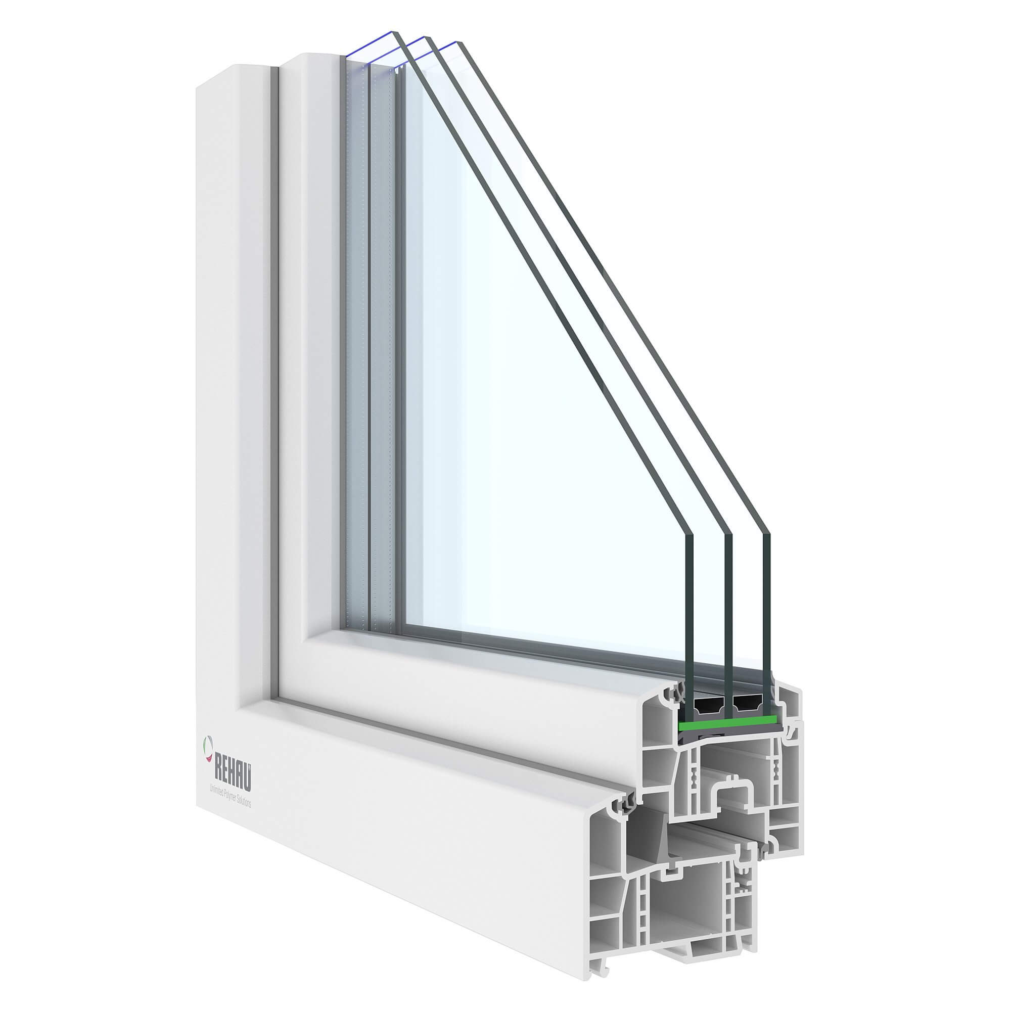 Rehau Window Profiles 32 Models - 3D Model by RensiCG