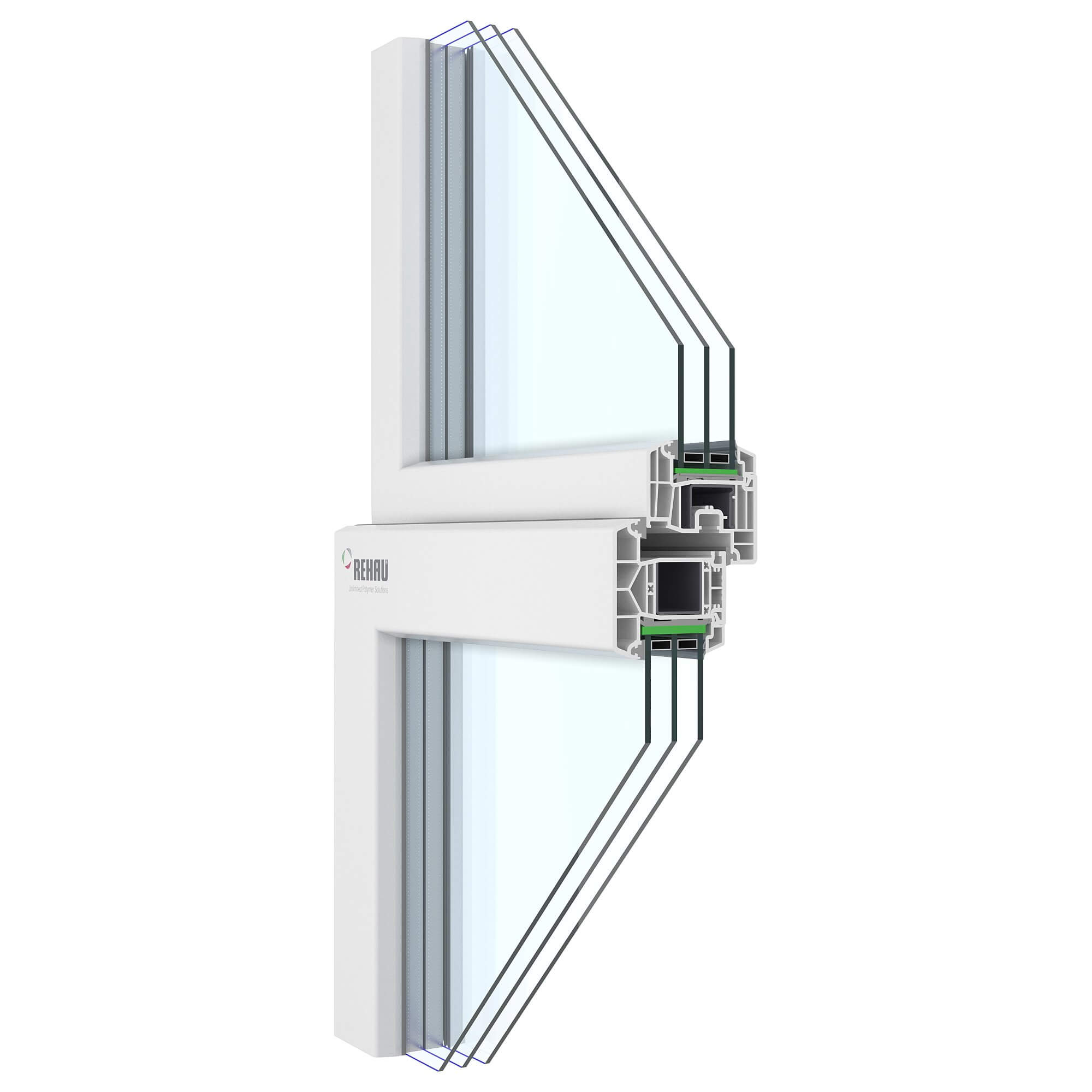 Rehau Window Profiles 32 Models - 3D Model by RensiCG