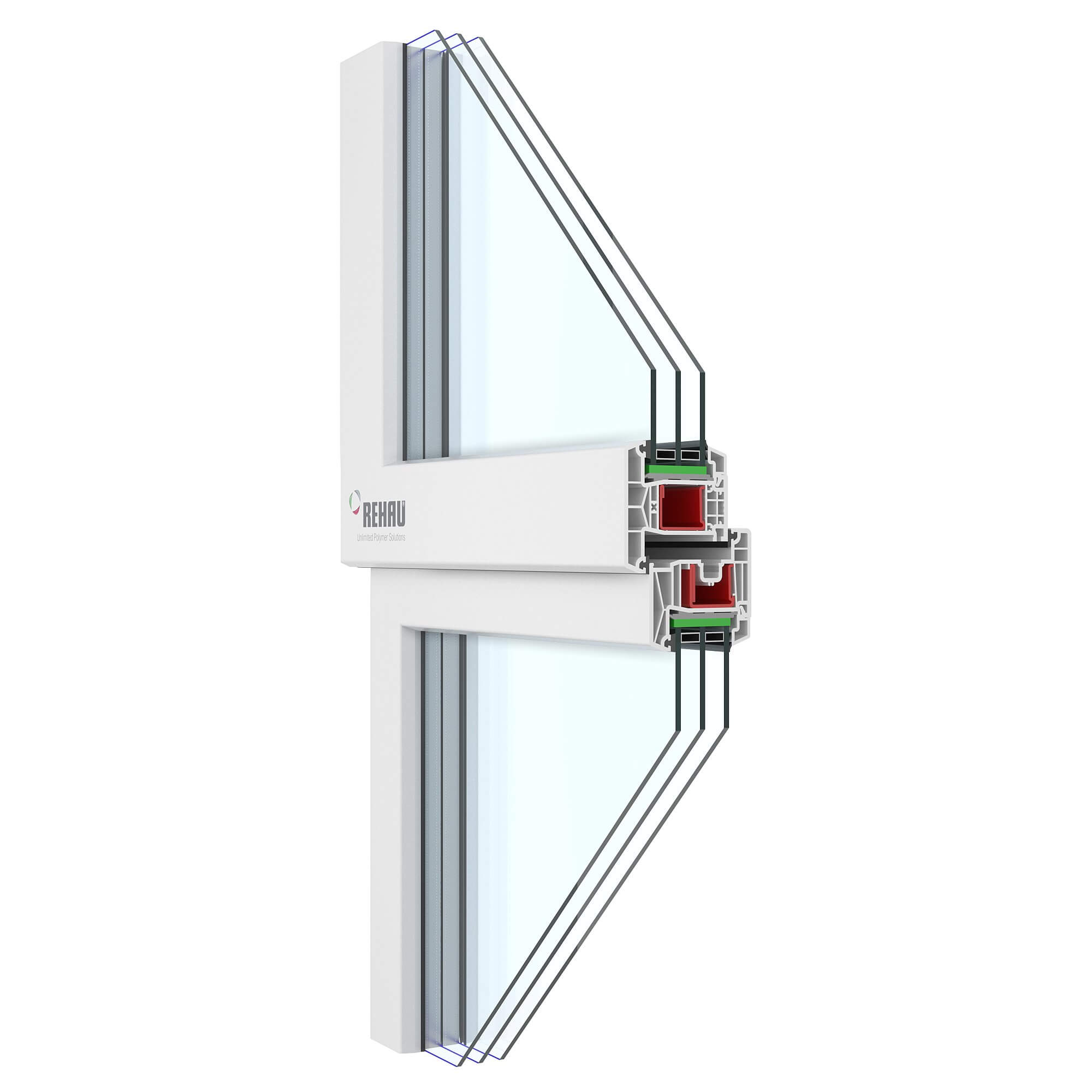 Rehau Window Profiles 32 Models - 3D Model by RensiCG
