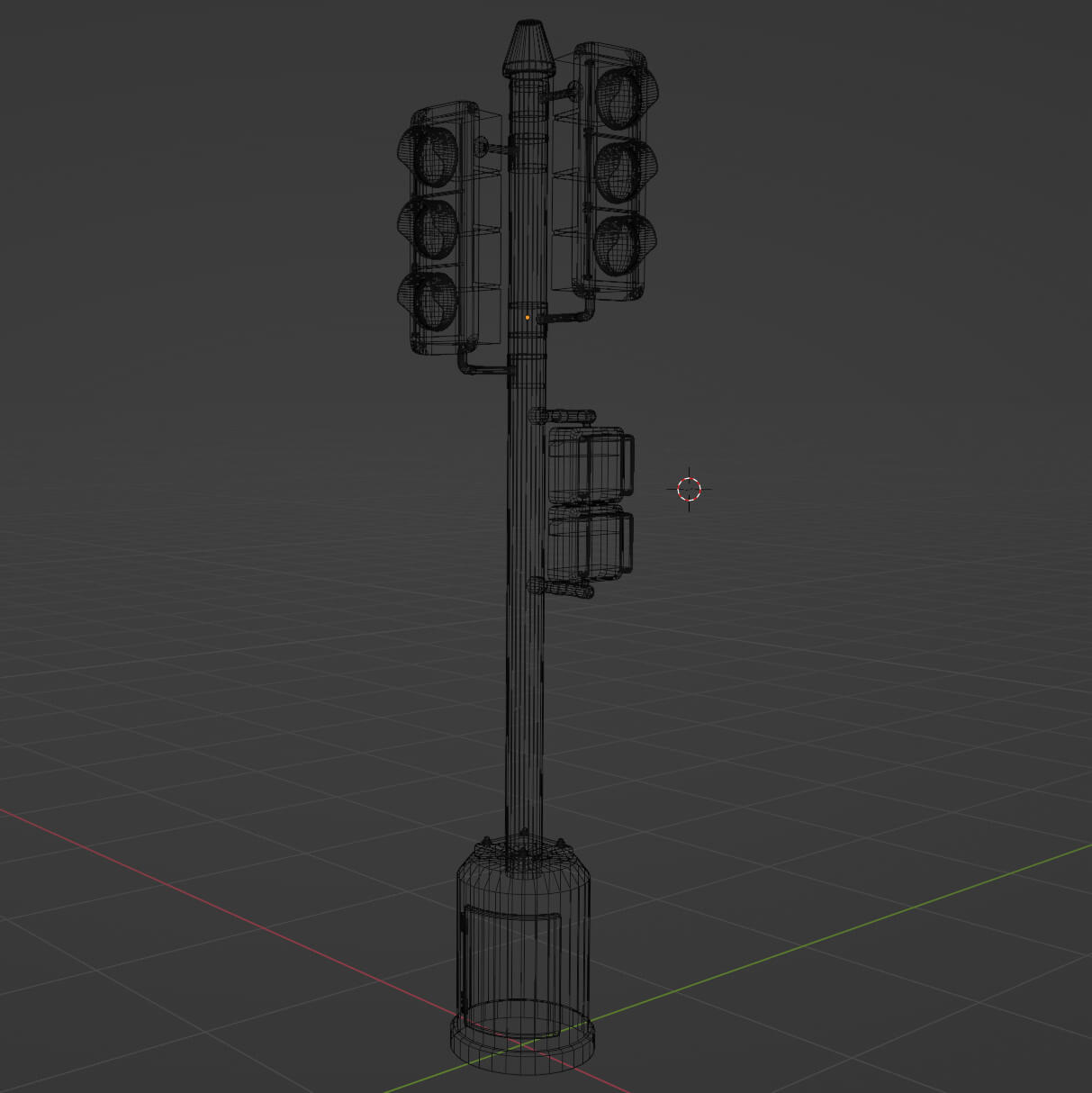 Traffic Light - 3D Model by RensiCG