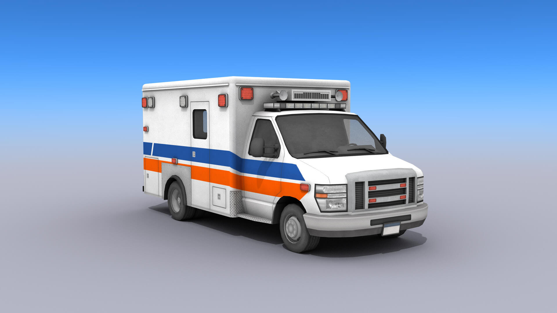 Ambulance Vehicle - 3D Model by Rescue3DAssets